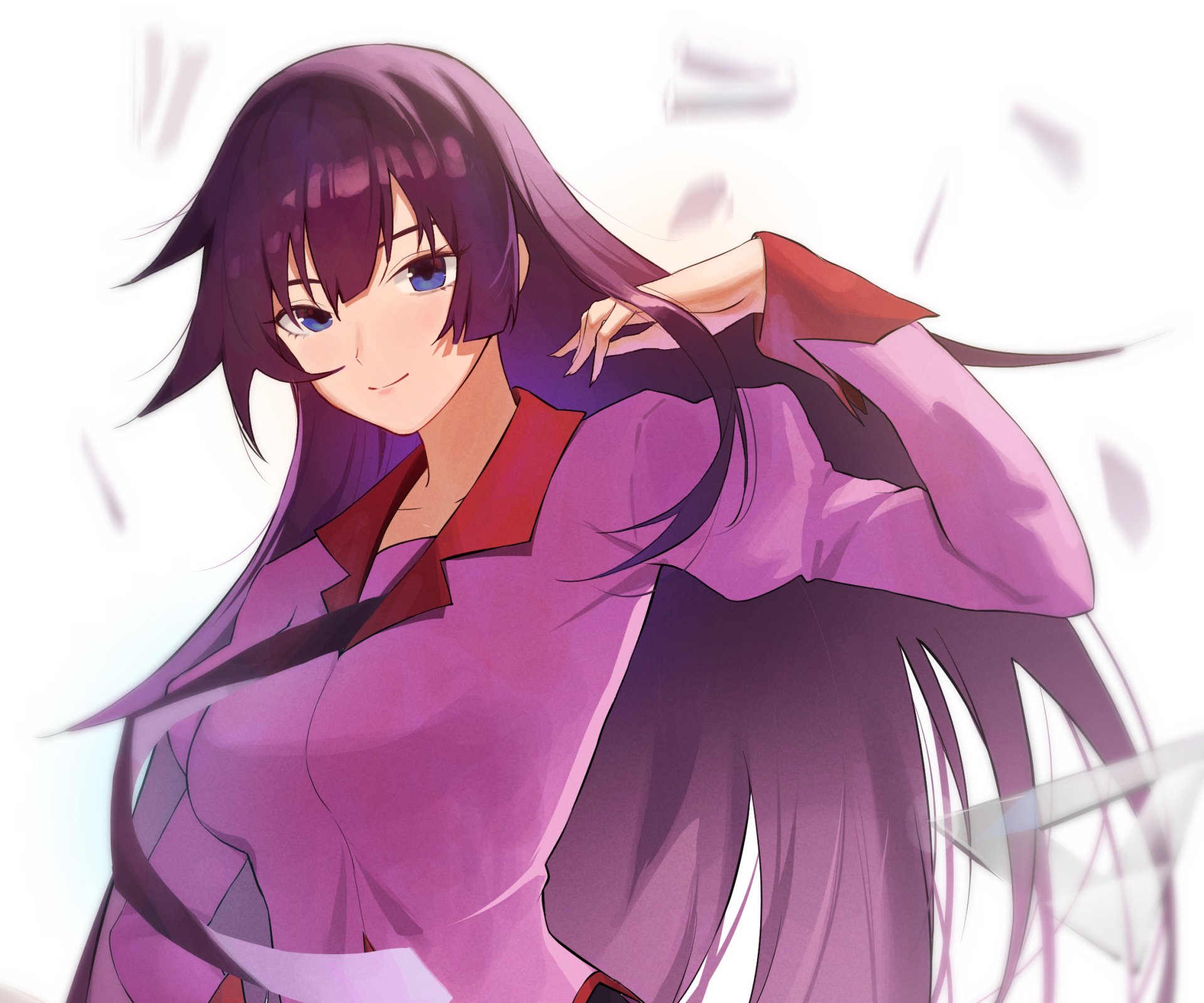 Download Hitagi Senjōgahara Anime Monogatari (Series) HD Wallpaper
