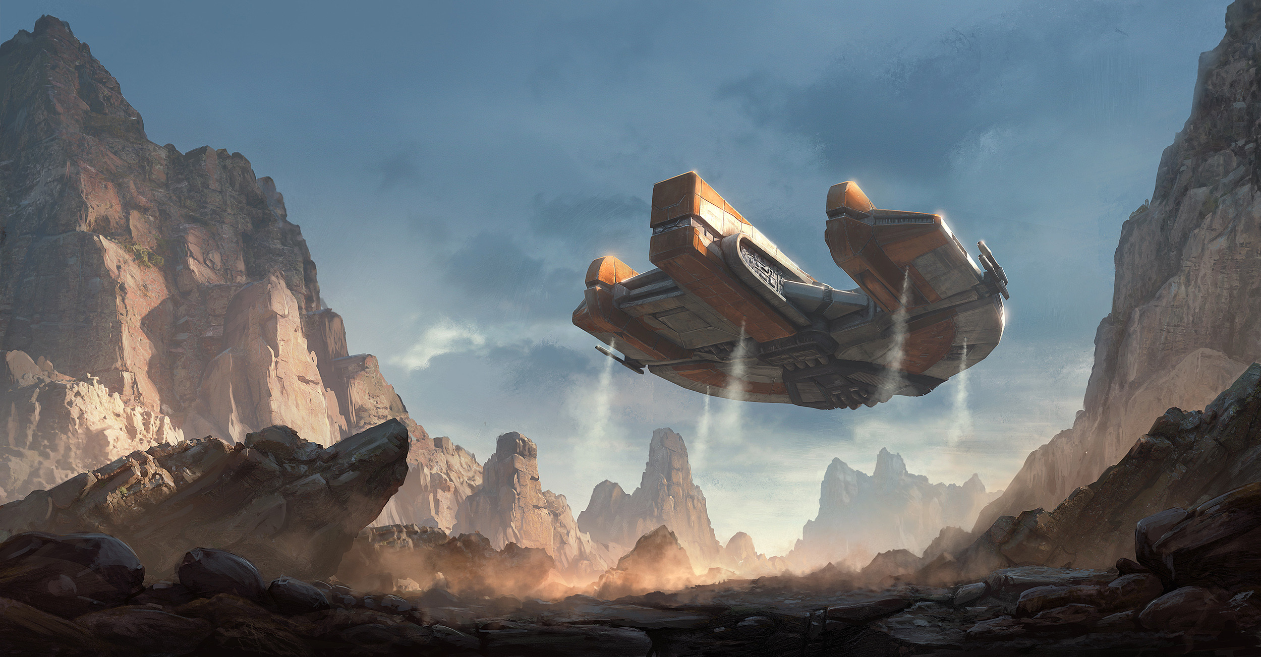 Download Sci Fi Star Wars HD Wallpaper by Edward Barons