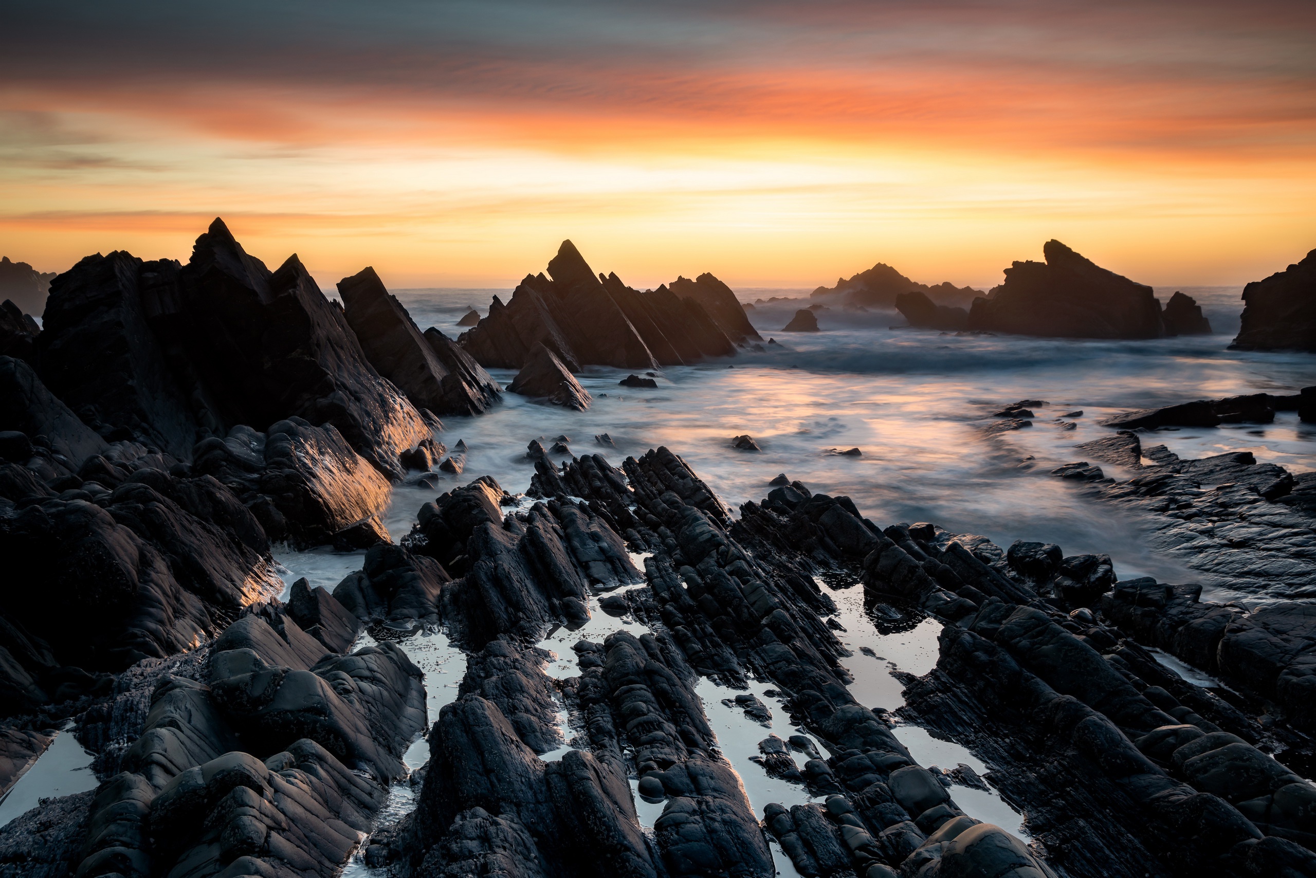 Download Nature Sunset HD Wallpaper