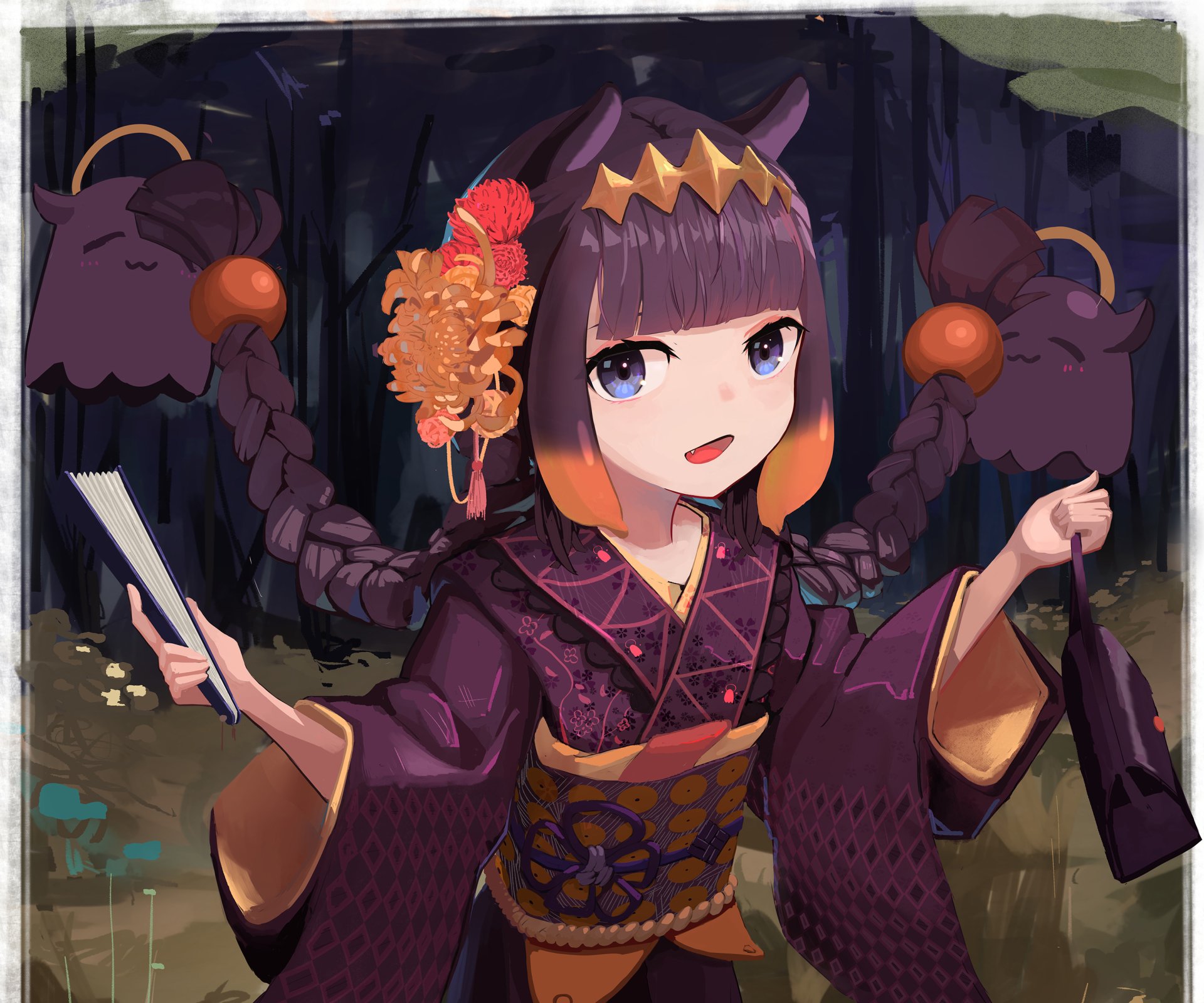 Download Hololive Ninomae Ina'nis Anime Virtual Youtuber HD Wallpaper