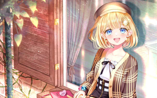 Download Hololive Watson Amelia Anime Virtual Youtuber HD Wallpaper