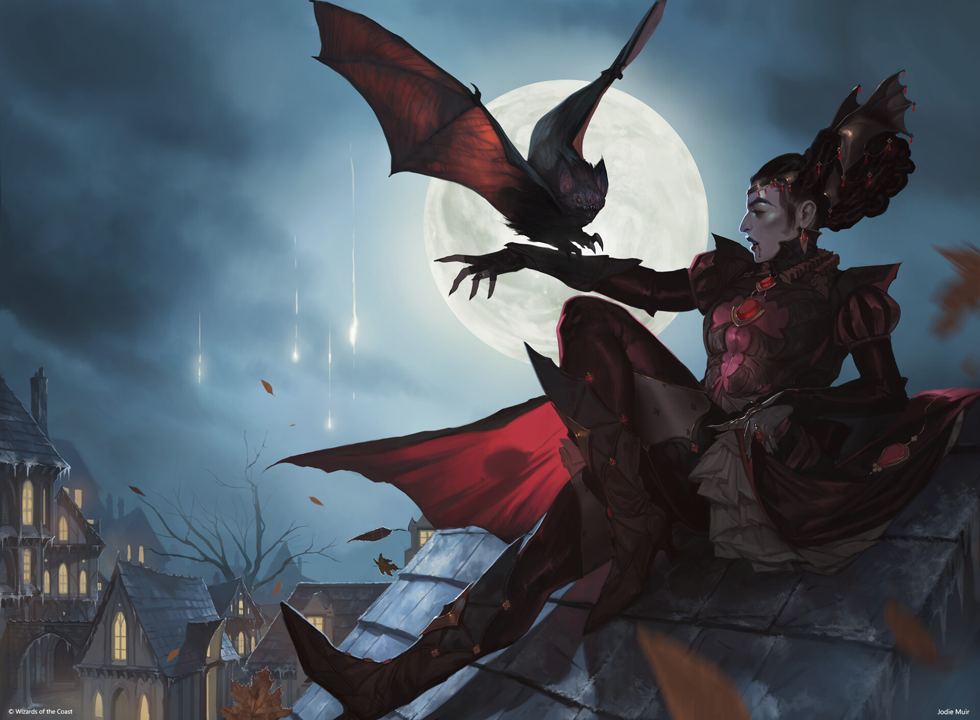 Download Fantasy Vampire HD Wallpaper by Jodie Muir