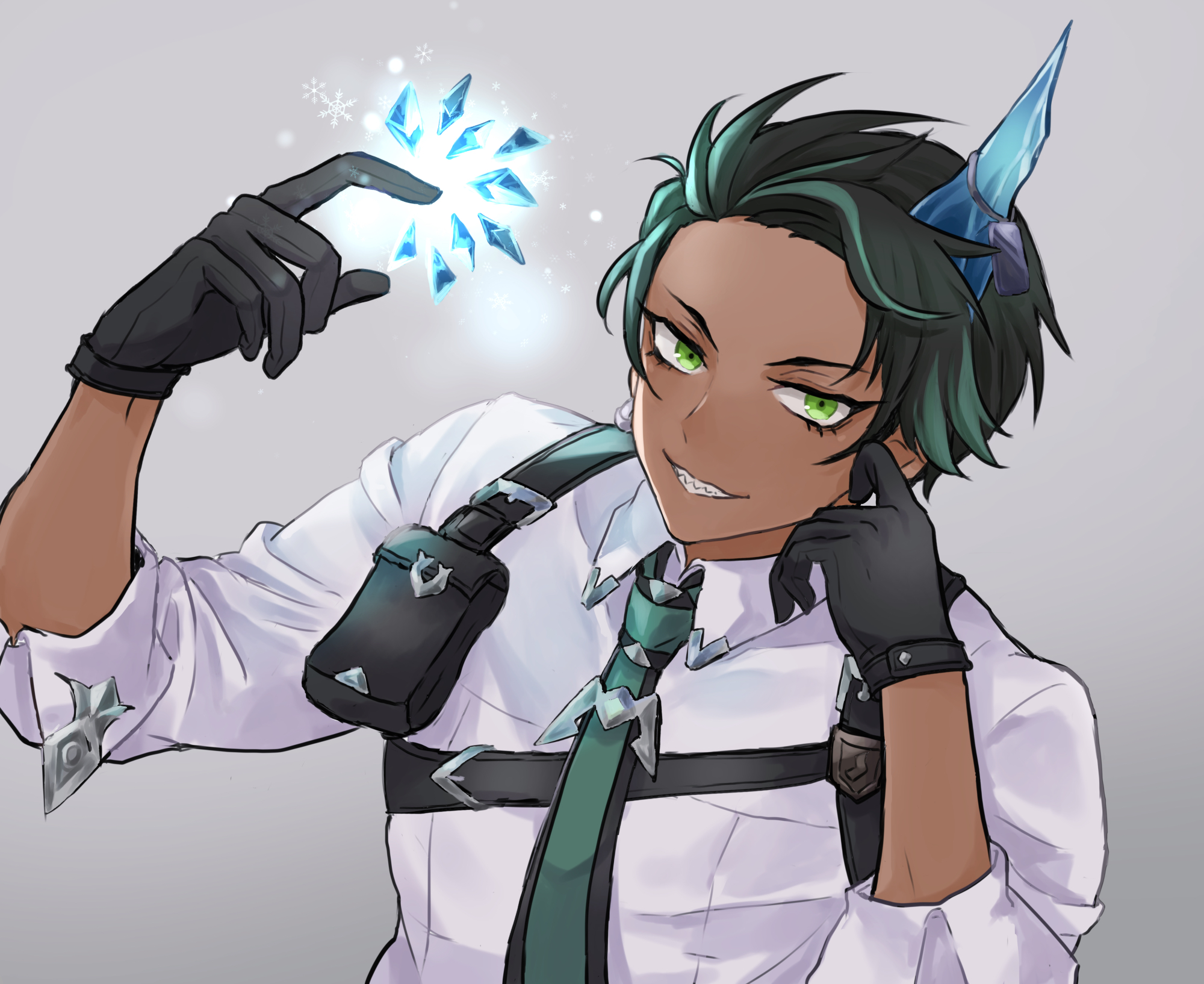 Download Holostars Aragami Ouga Anime Virtual Youtuber HD Wallpaper