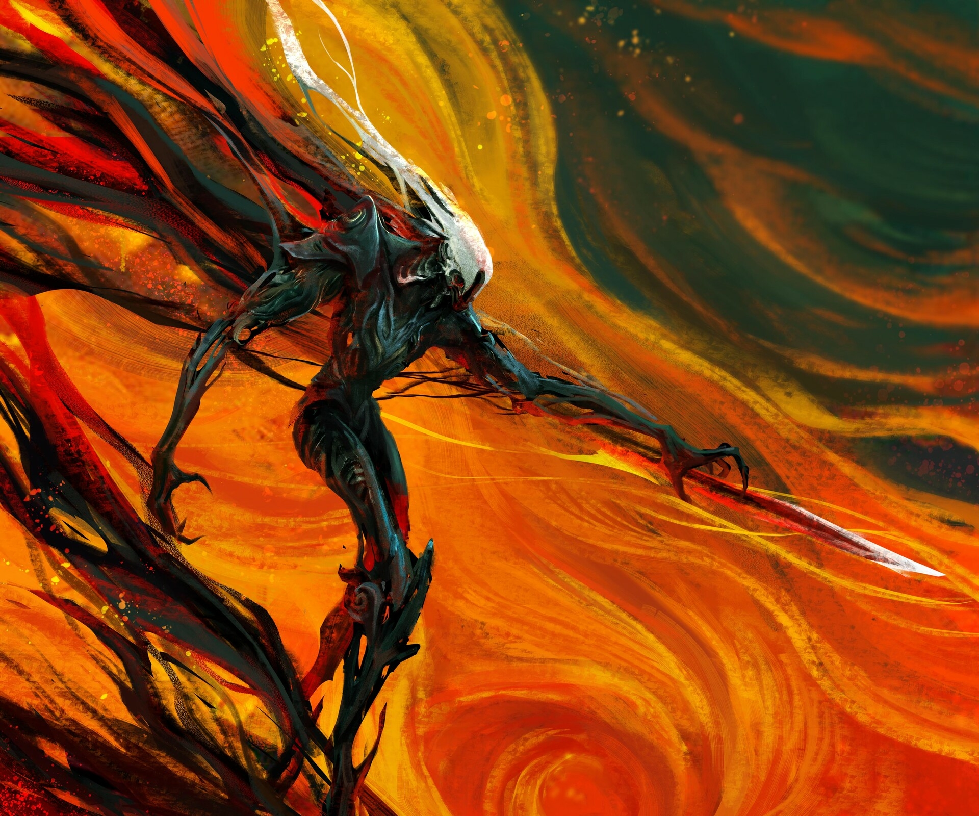 Download Dark Creature HD Wallpaper by paopao Xun