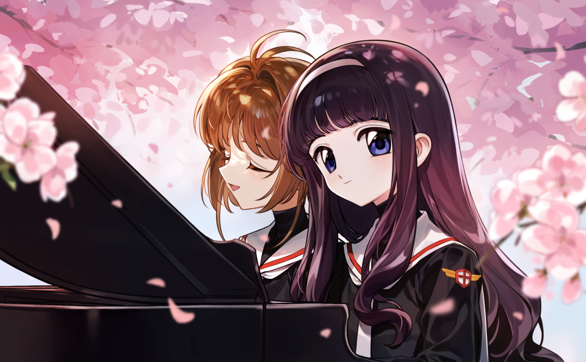 Download Sakura Kinomoto Tomoyo Daidouji Anime Cardcaptor Sakura HD ...