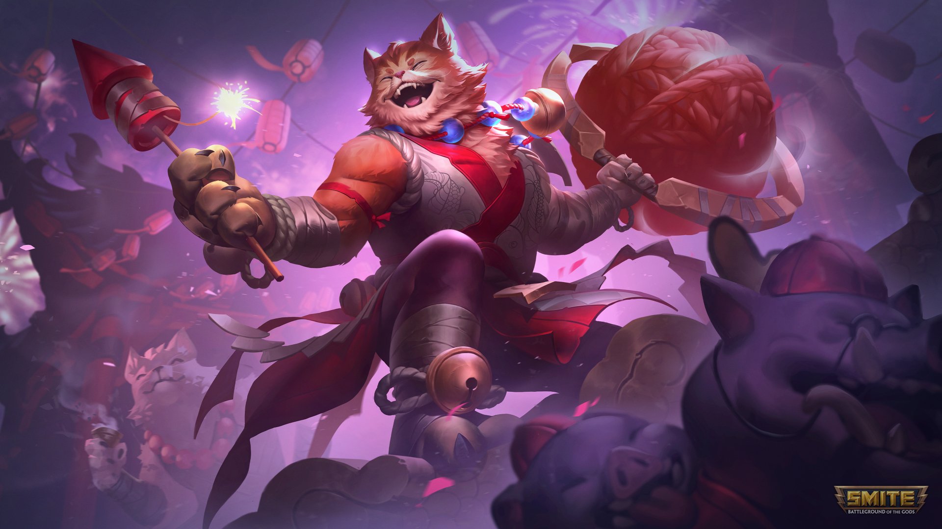 Download Atlas (Smite) Video Game Smite 4k Ultra HD Wallpaper