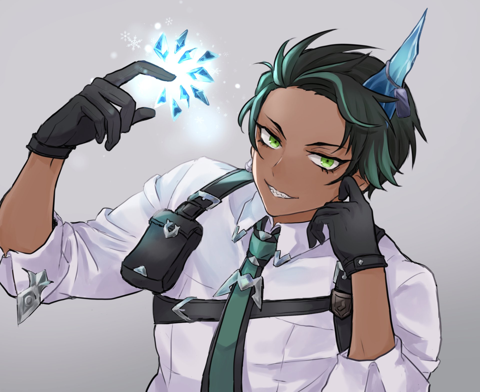 Download Holostars Aragami Ouga Anime Virtual Youtuber HD Wallpaper