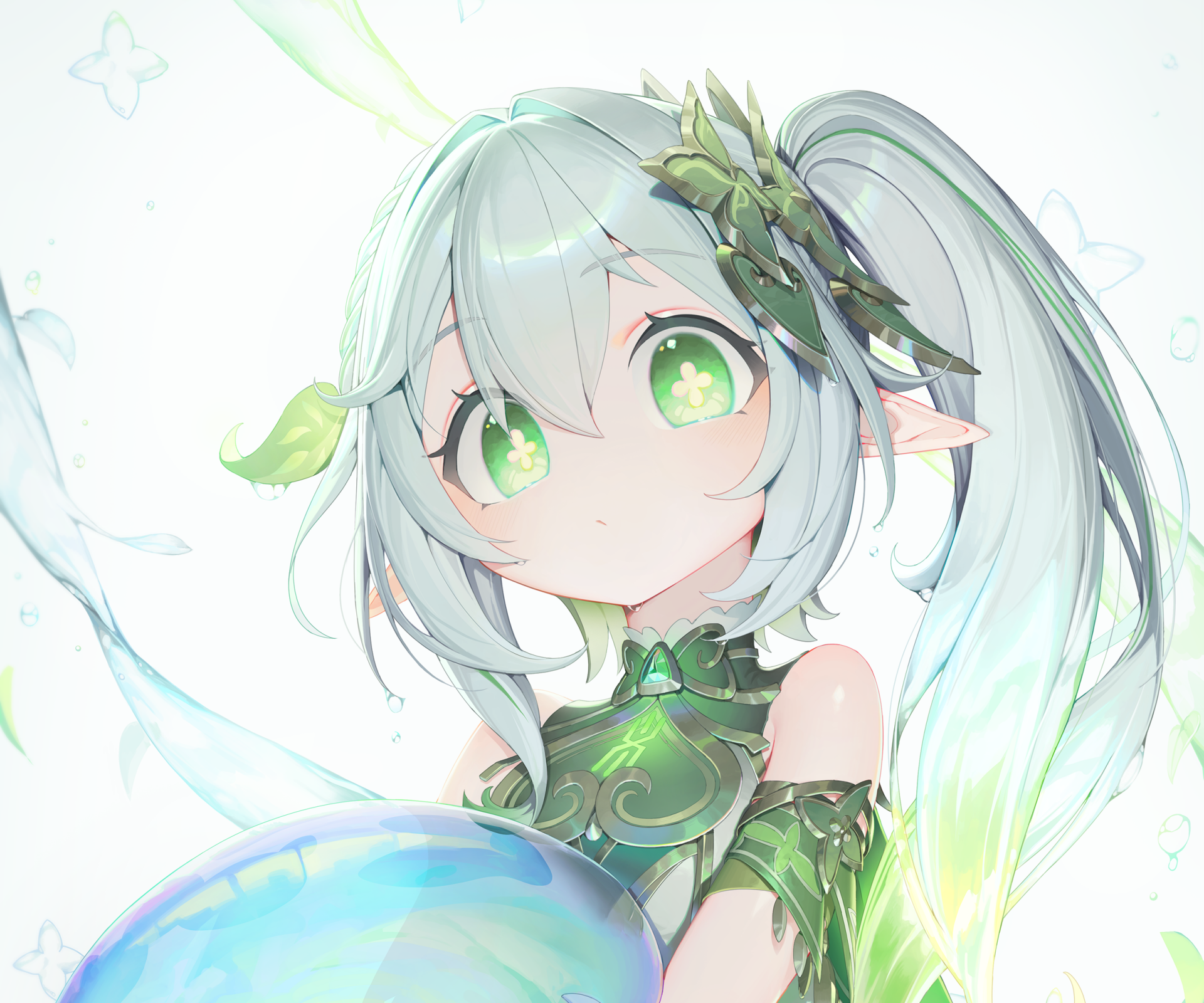 Nahida — Genshin Impact HD Wallpaper: Dendro Sprite Portrait ...