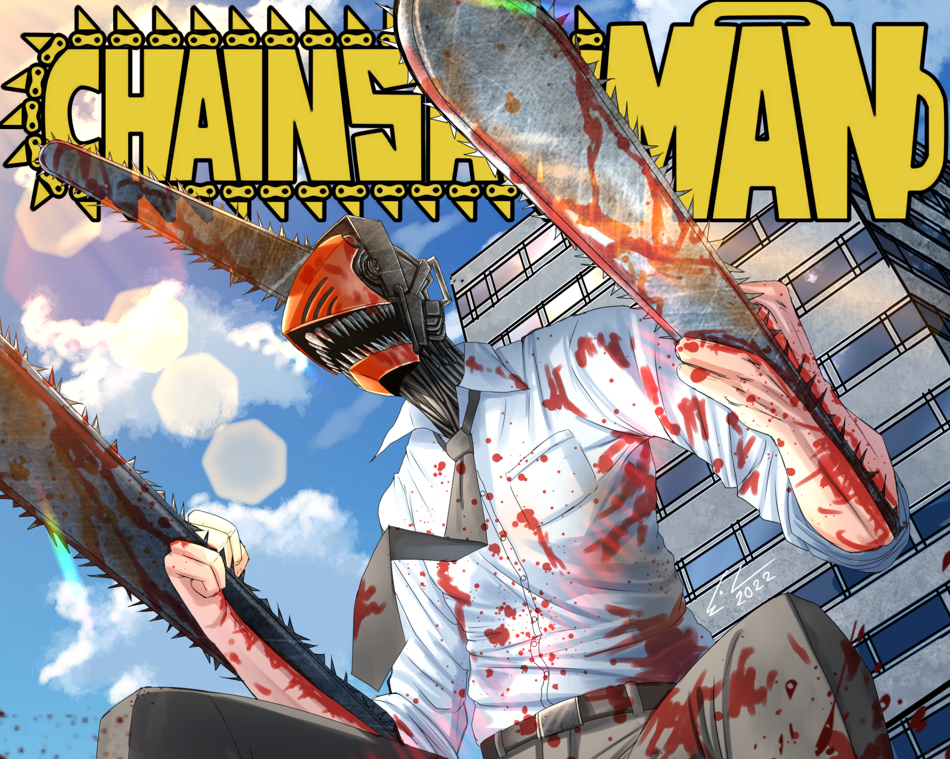 Download Denji (Chainsaw Man) Anime Chainsaw Man HD Wallpaper by One M ...