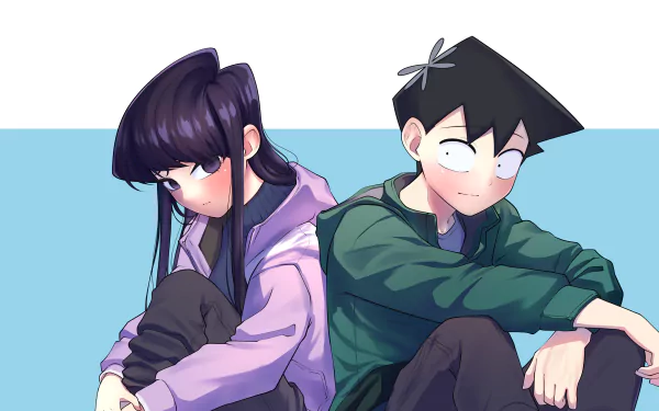 Komi-San manga panel by Durian