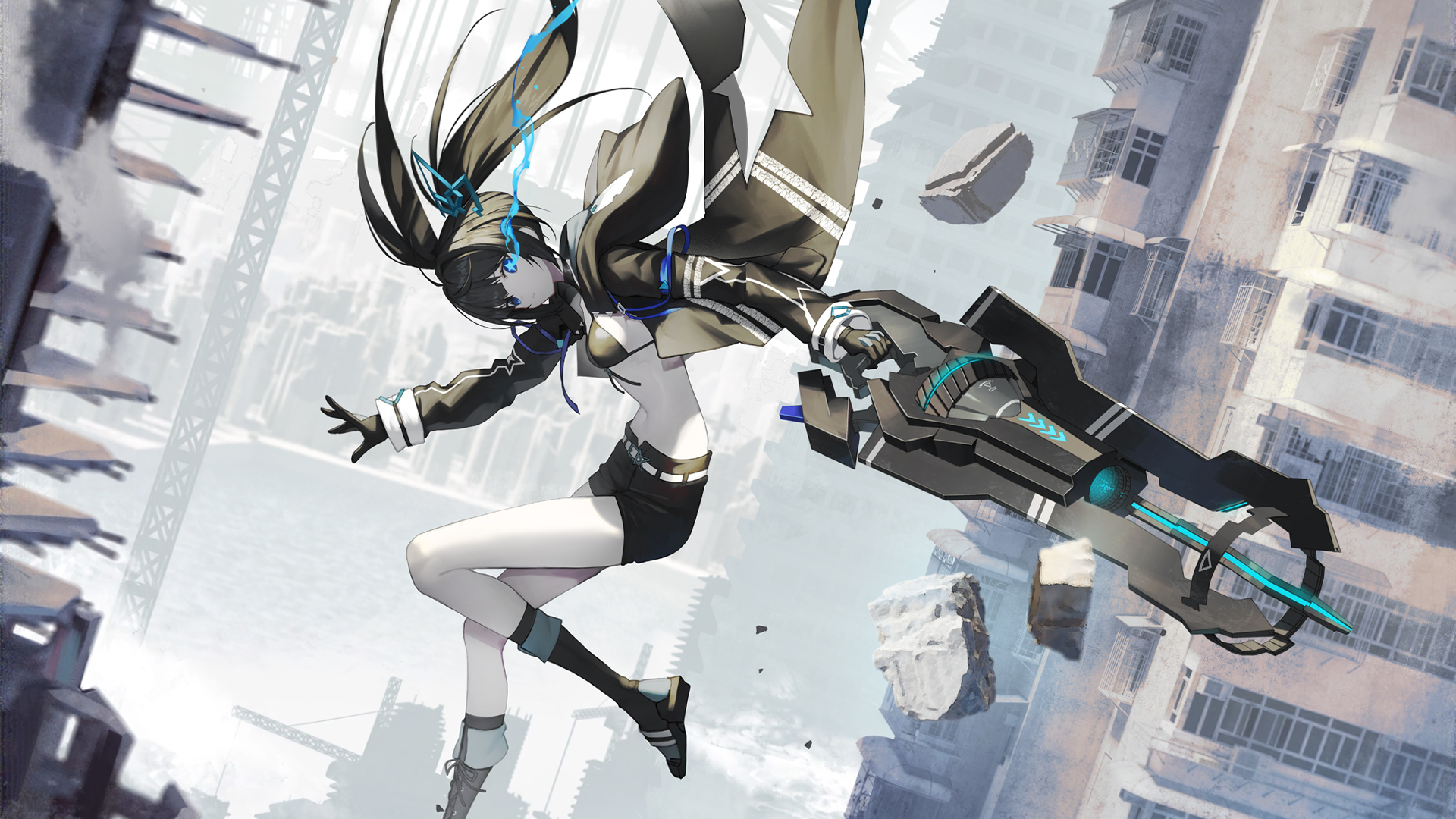Download Elishka (Black Rock Shooter) Anime Black Rock Shooter HD ...