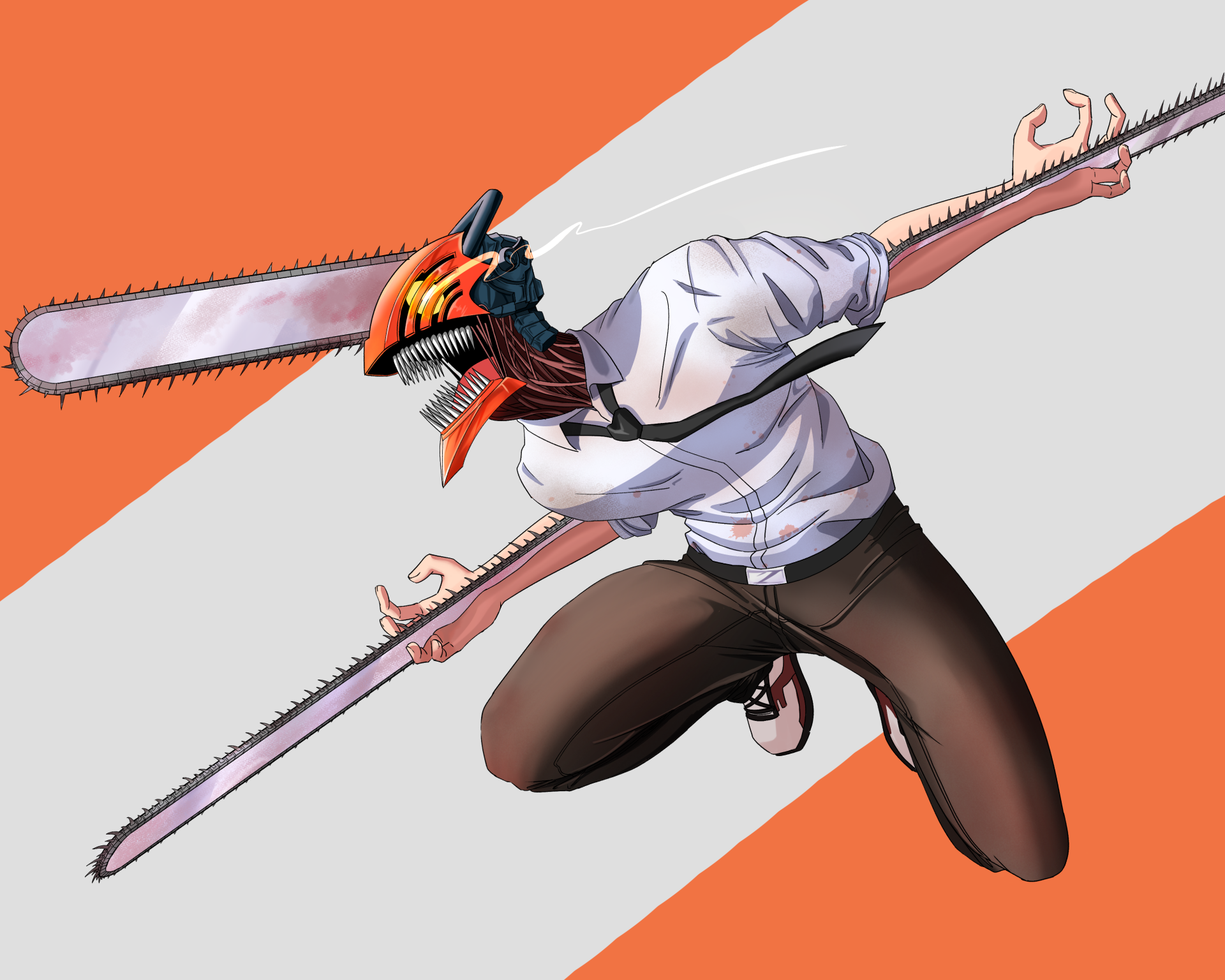 Download Denji Chainsaw Man Anime Chainsaw Man Hd Wallpaper By 대빵큰건빵