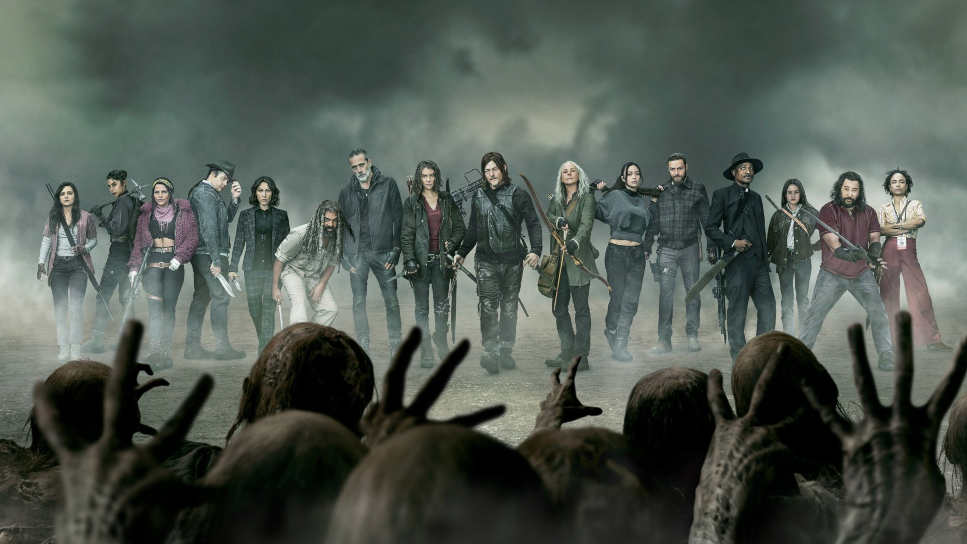 The Walking Dead HD Wallpaper: Ultimate Zombie Apocalypse Ensemble