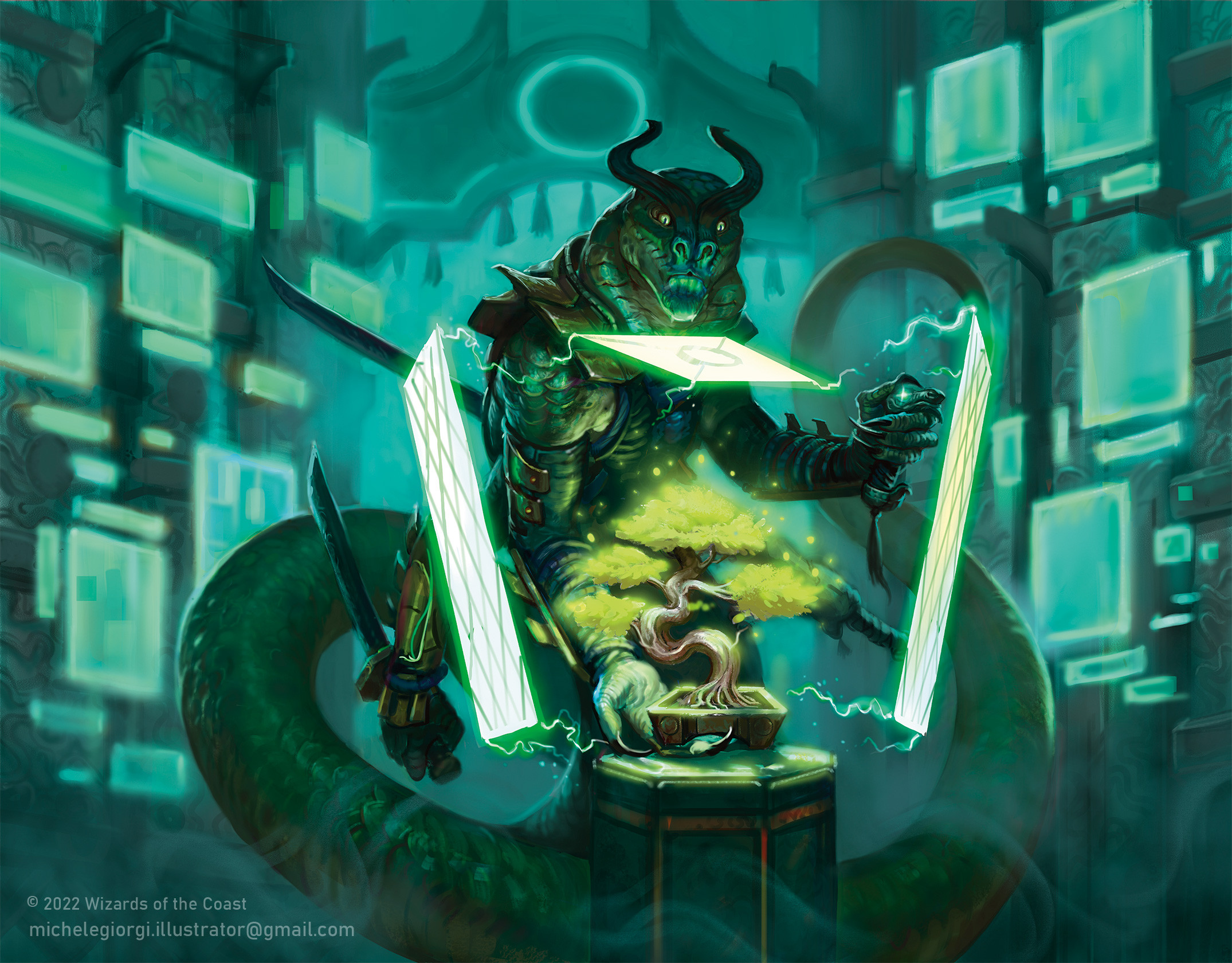 Download Man Made Magic: The Gathering HD Wallpaper by Michele Giorgi