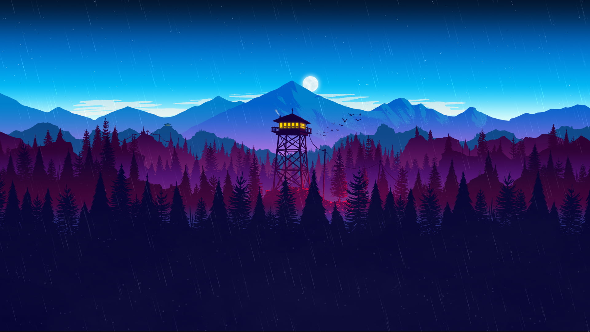 Download Video Game Firewatch HD Wallpaper