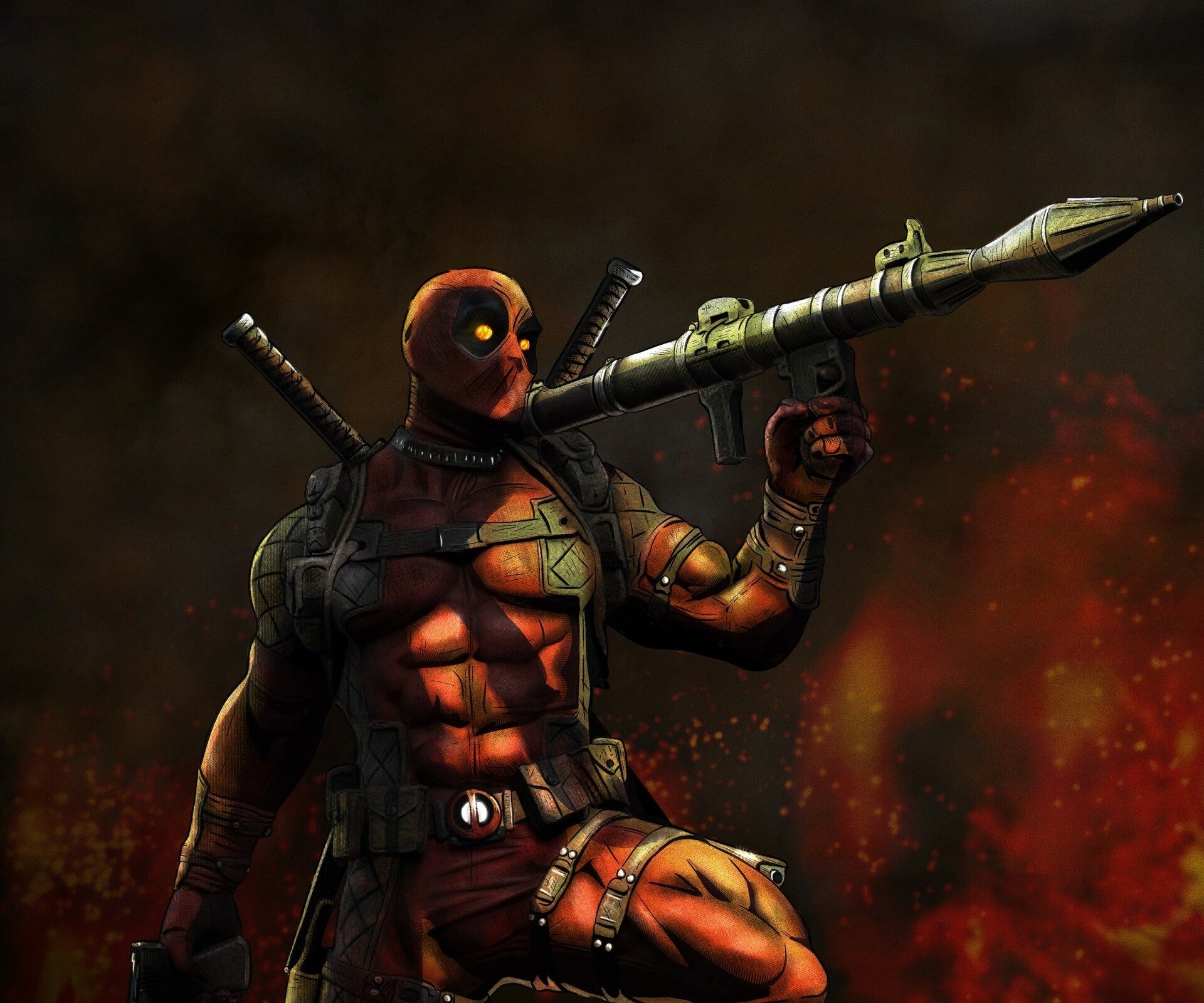 Download Comic Deadpool HD Wallpaper by Teo SteelAwake