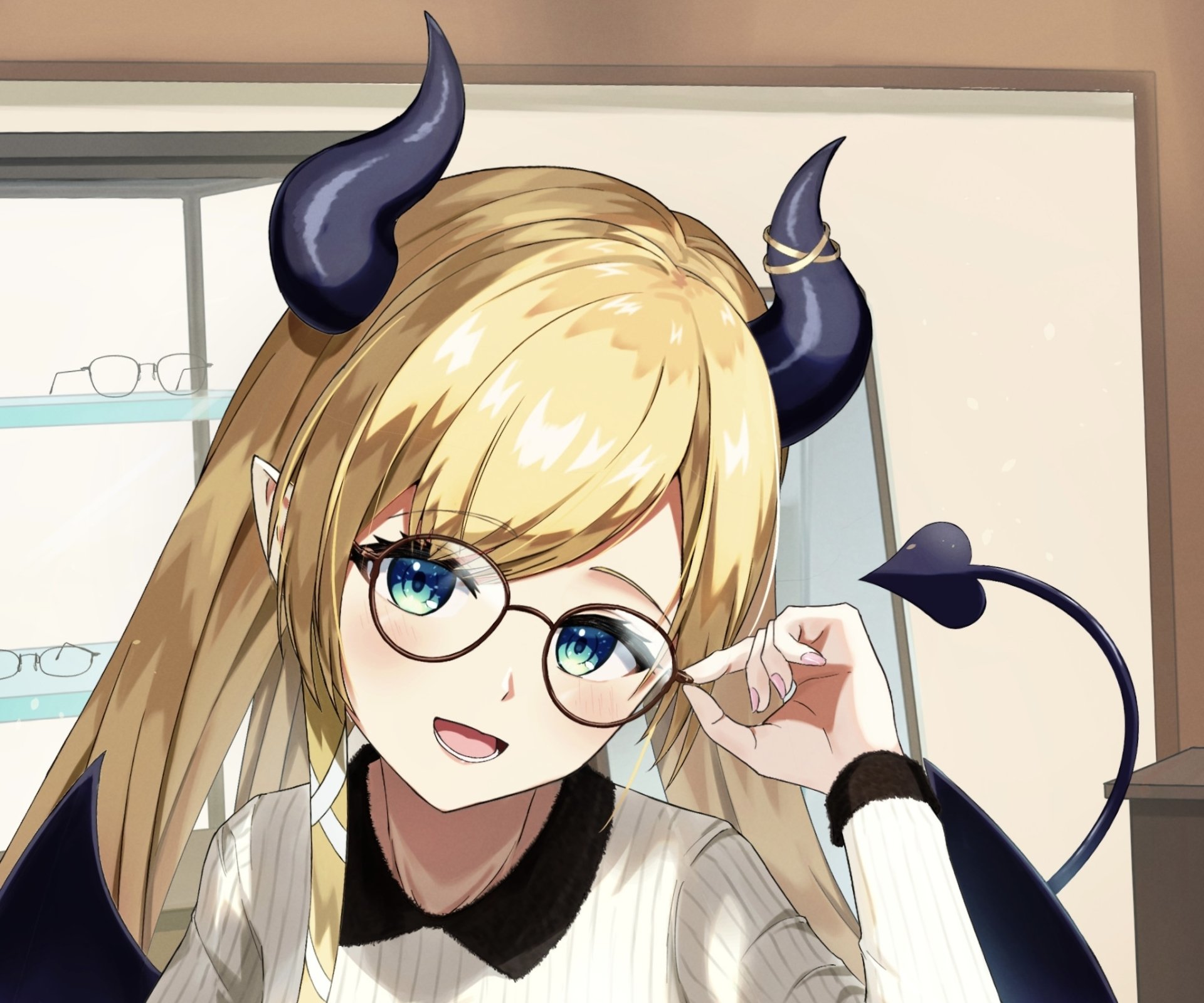 Download Hololive Yuzuki Choco Anime Virtual Youtuber HD Wallpaper