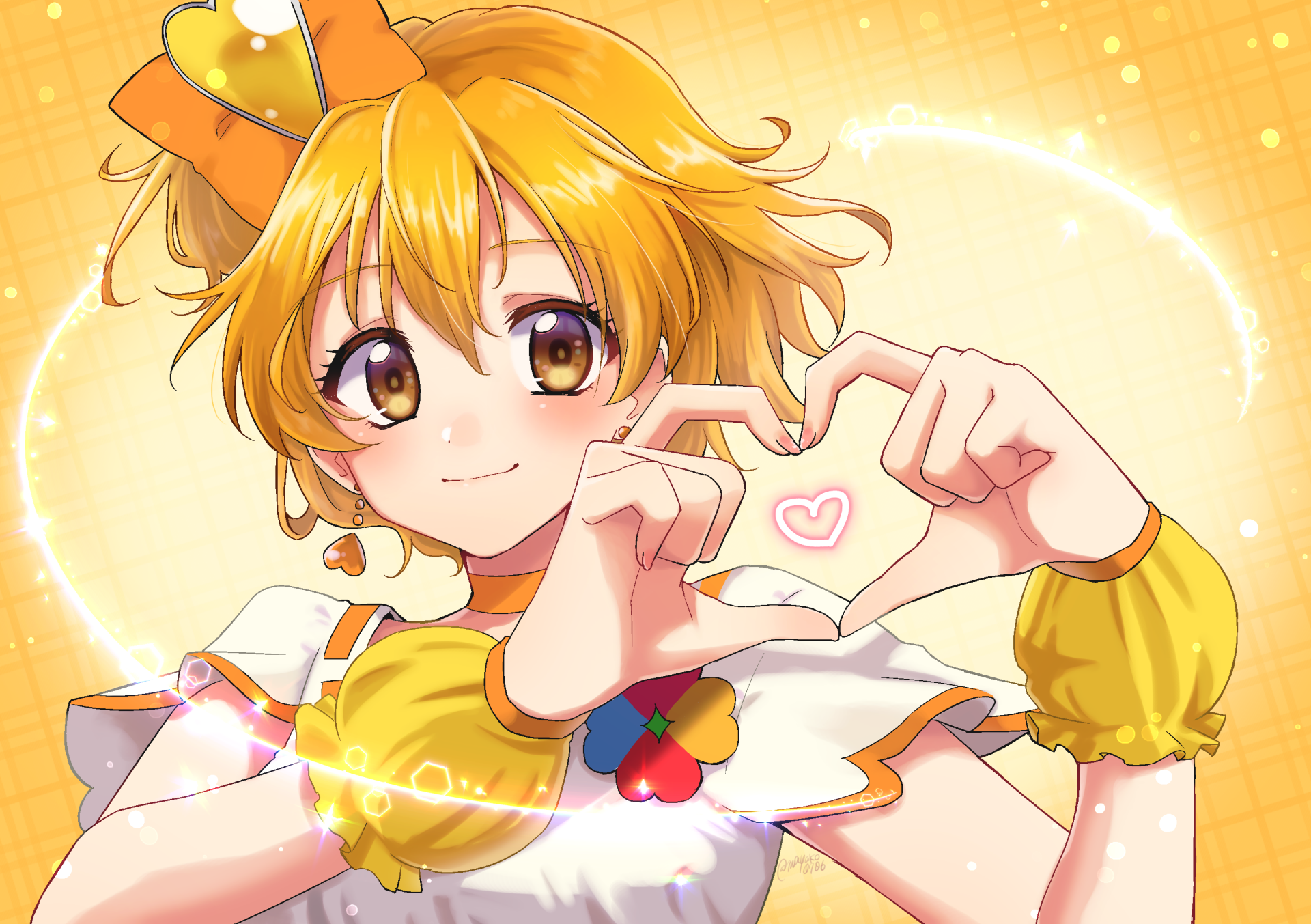 Download Inori Yamabuki Cure Pine Anime Fresh Pretty Cure! HD Wallpaper ...