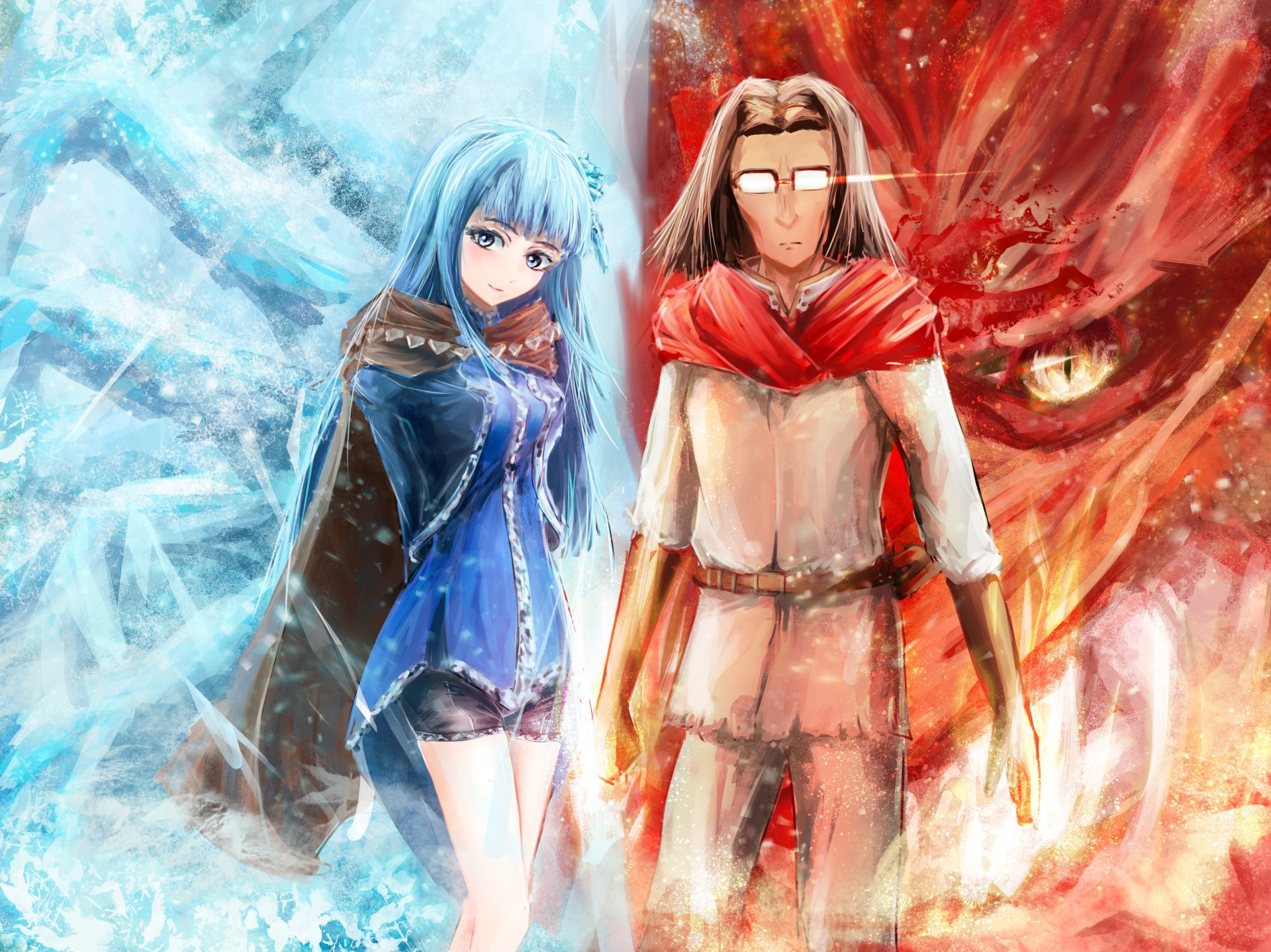 Download Anime Uncle From Another World HD Wallpaper by 灰烬