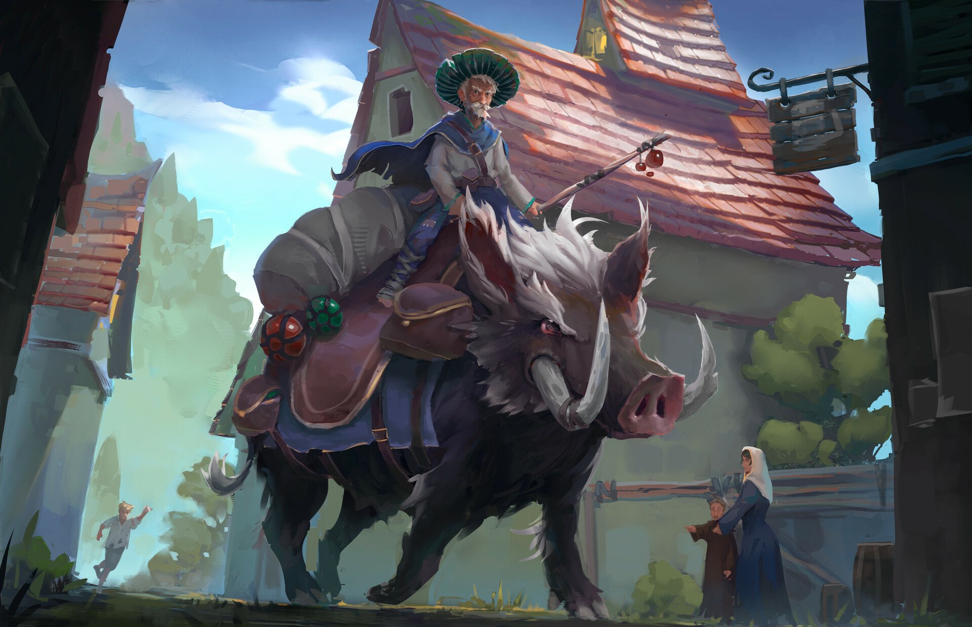 Download Fantasy Men HD Wallpaper by Adrián Fernández