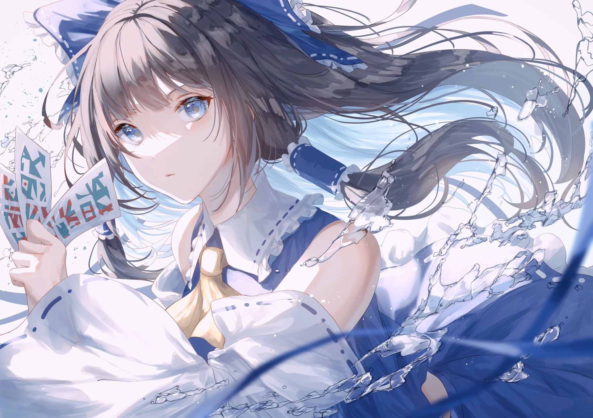 Reimu Hakurei: Stunning 4K Anime Wallpaper from Touhou Universe by ...