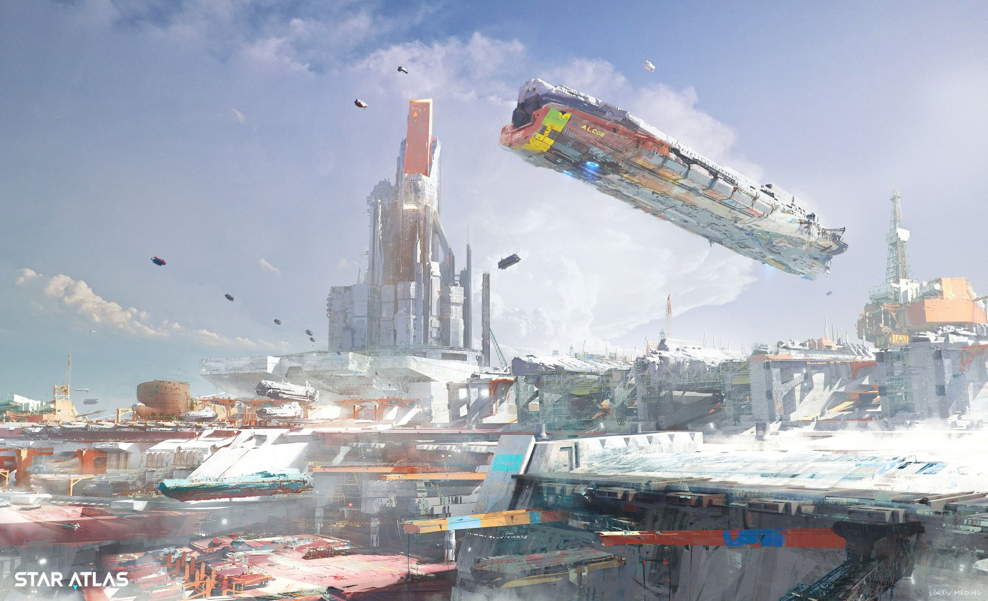 Download Video Game Star Atlas 4k Ultra HD Wallpaper by Sören Meding