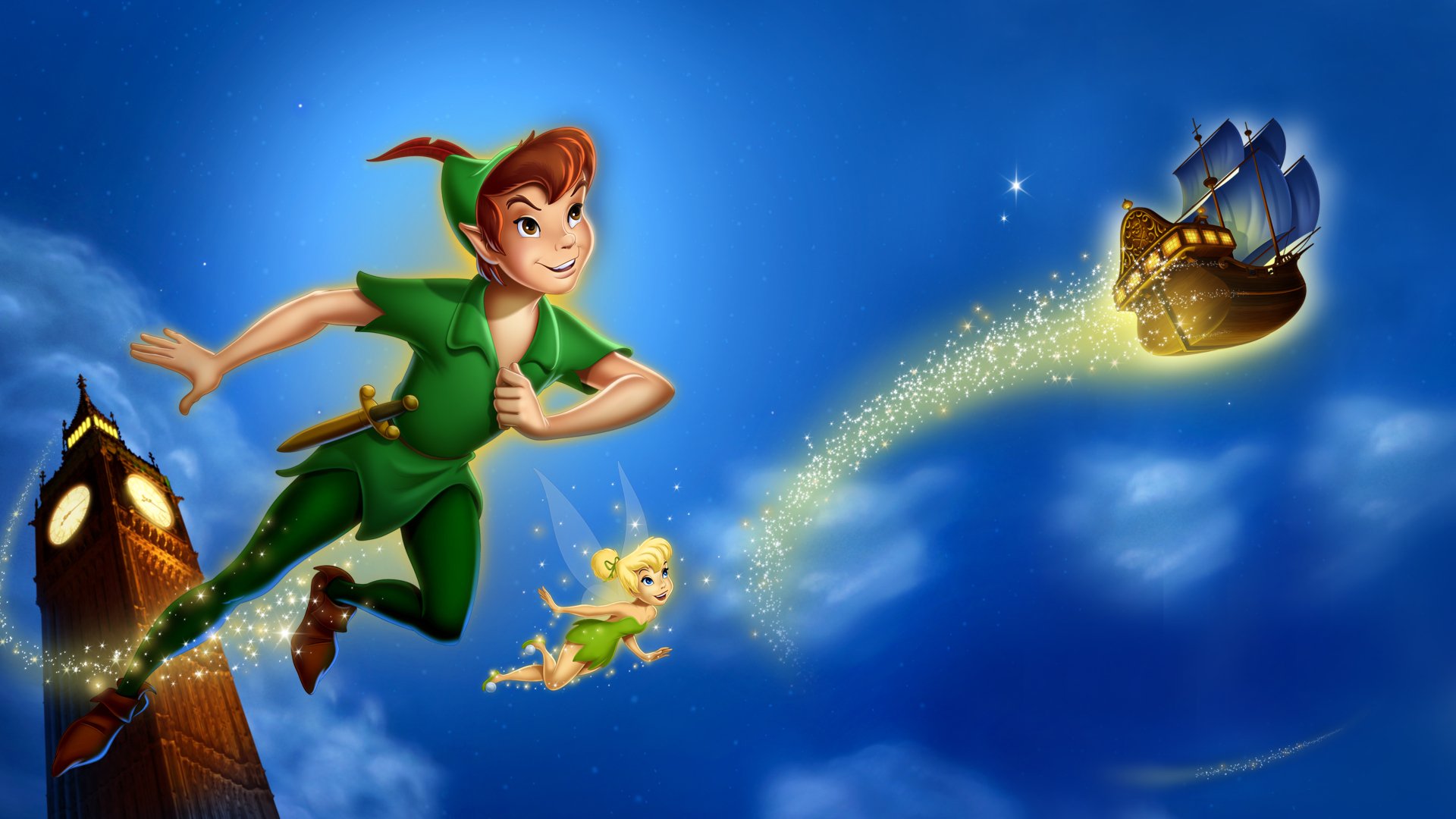 Peter Pan (1953) - Desktop Wallpapers, Phone Wallpaper, PFP, Gifs, and ...