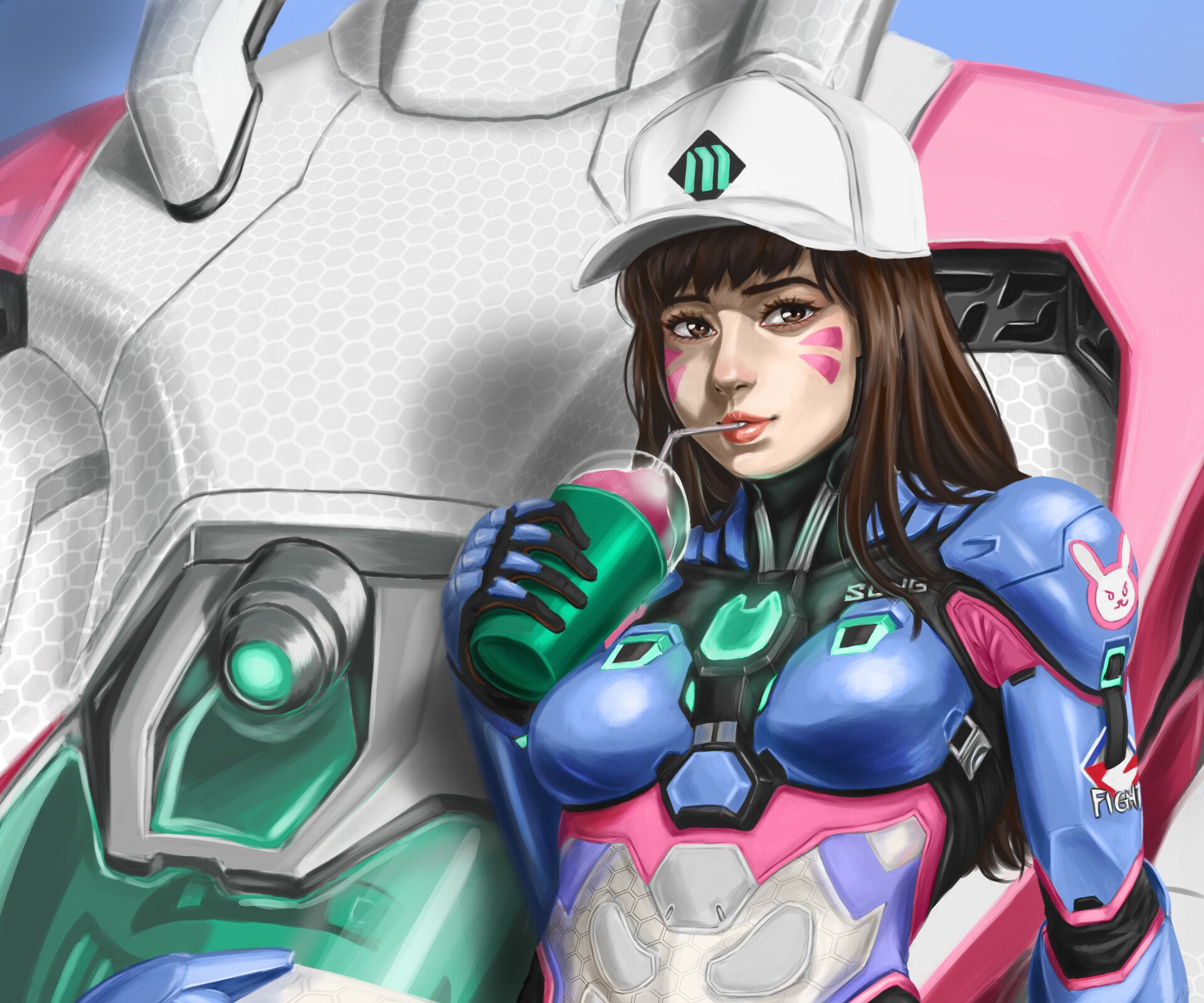 Download D.Va (Overwatch) Video Game Overwatch 2 HD Wallpaper by Carlo ...