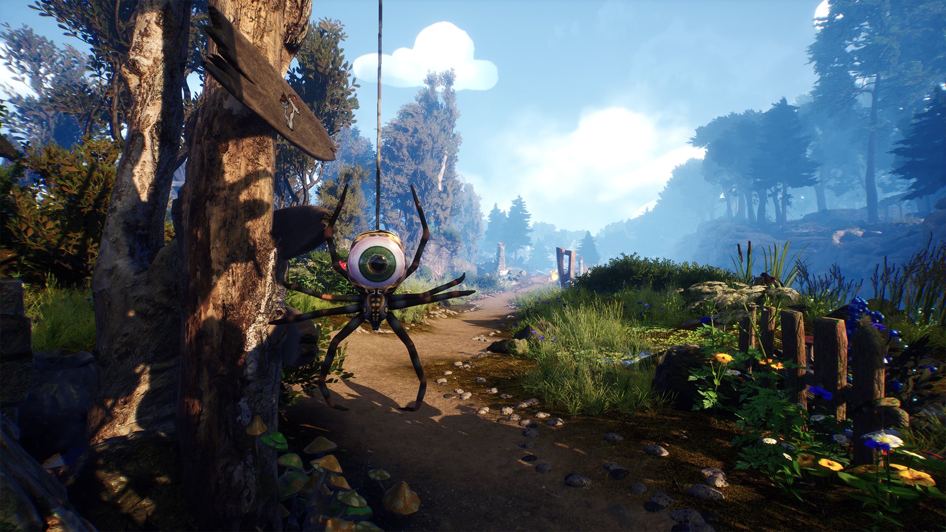 Enchanting Blacktail Forest Scene HD Wallpaper