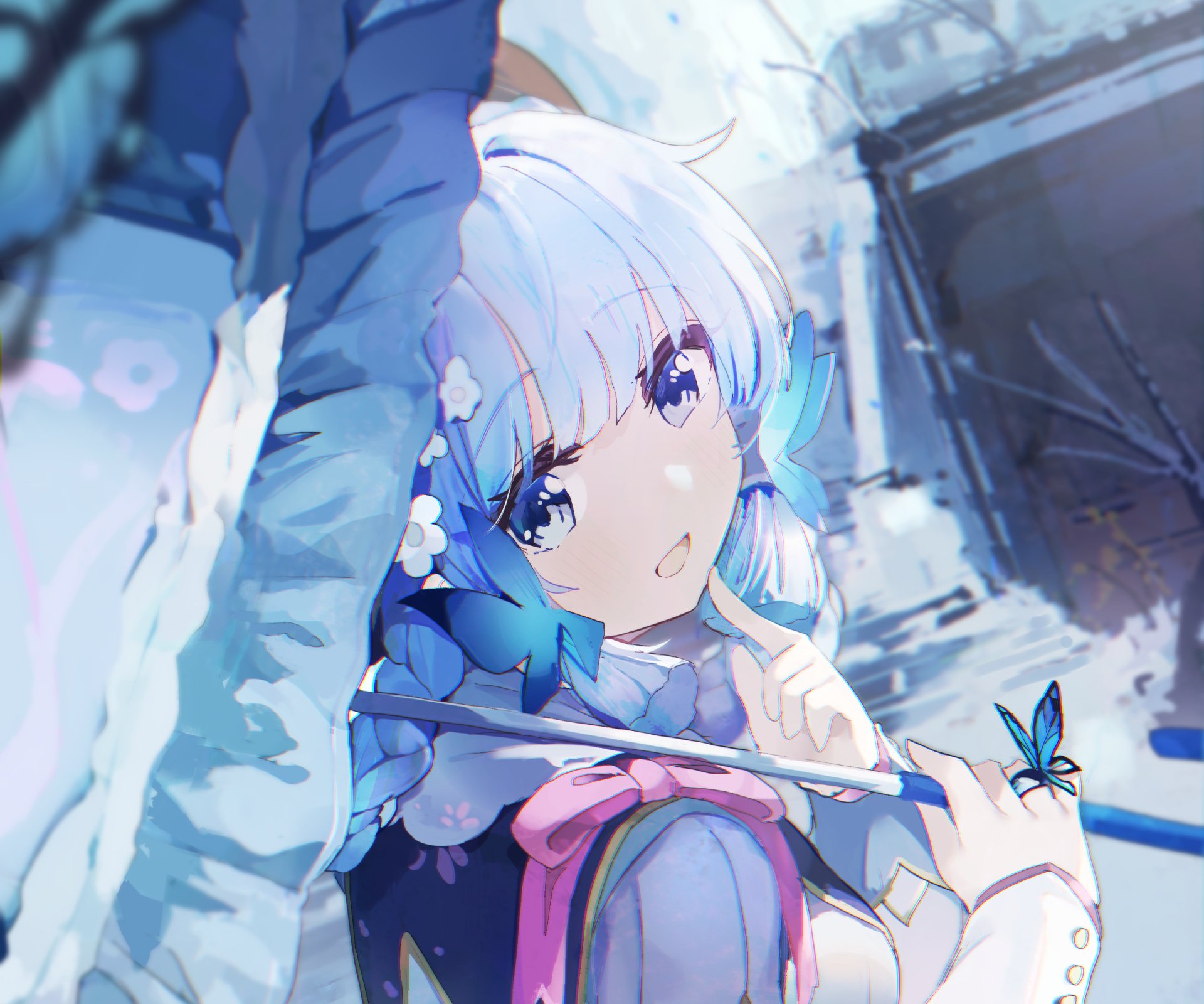 Kamisato Ayaka HD Wallpaper - Stunning Genshin Impact Art