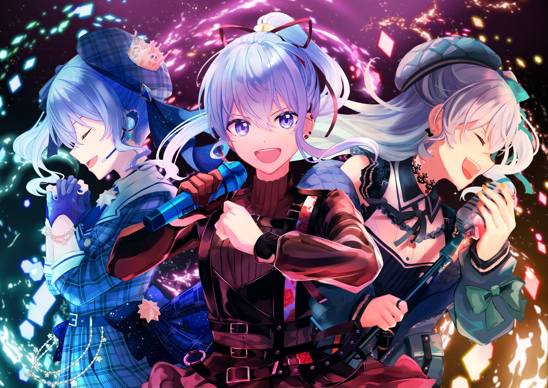 Download Hololive Hoshimachi Suisei Anime Virtual Youtuber HD Wallpaper ...
