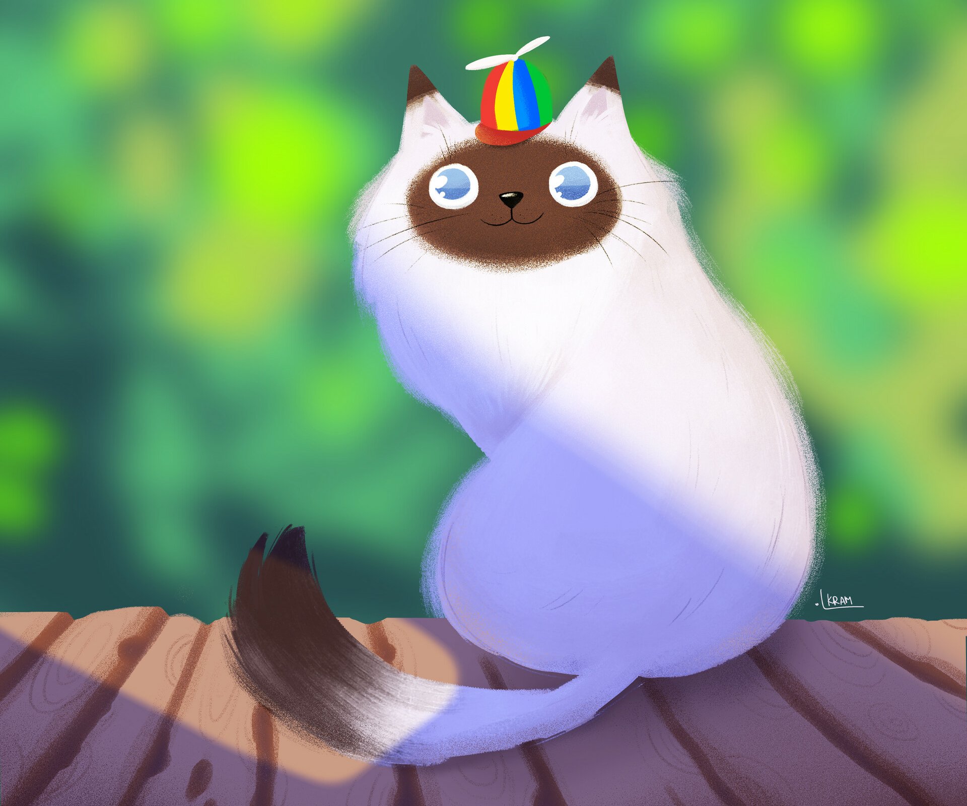 Download Fantasy Cat HD Wallpaper by Lina Karmazova | 1920x1600 ...