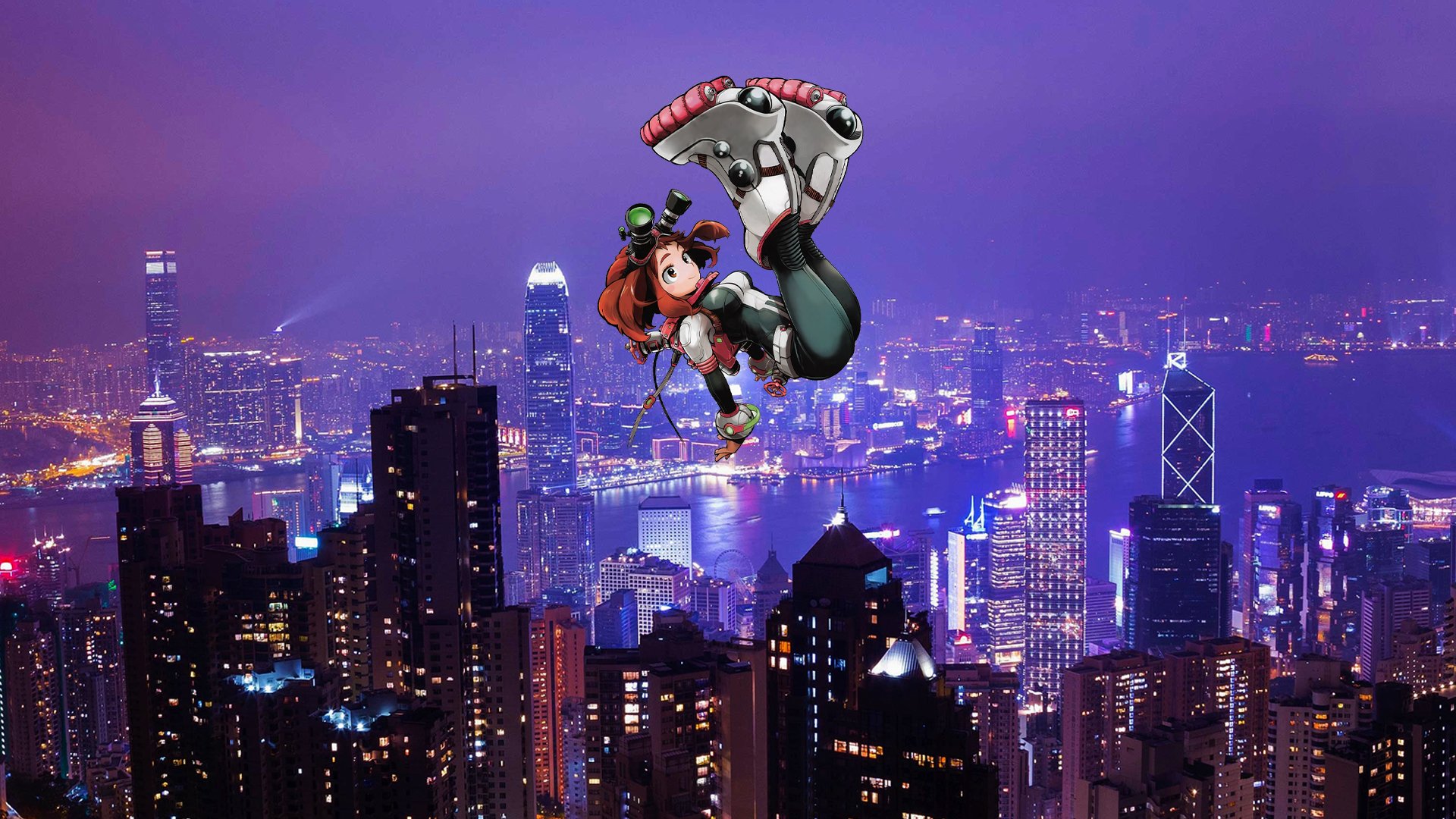 Ochaco Uraraka by azertyu4170 | 1920x1080 | Wallpaper Abyss