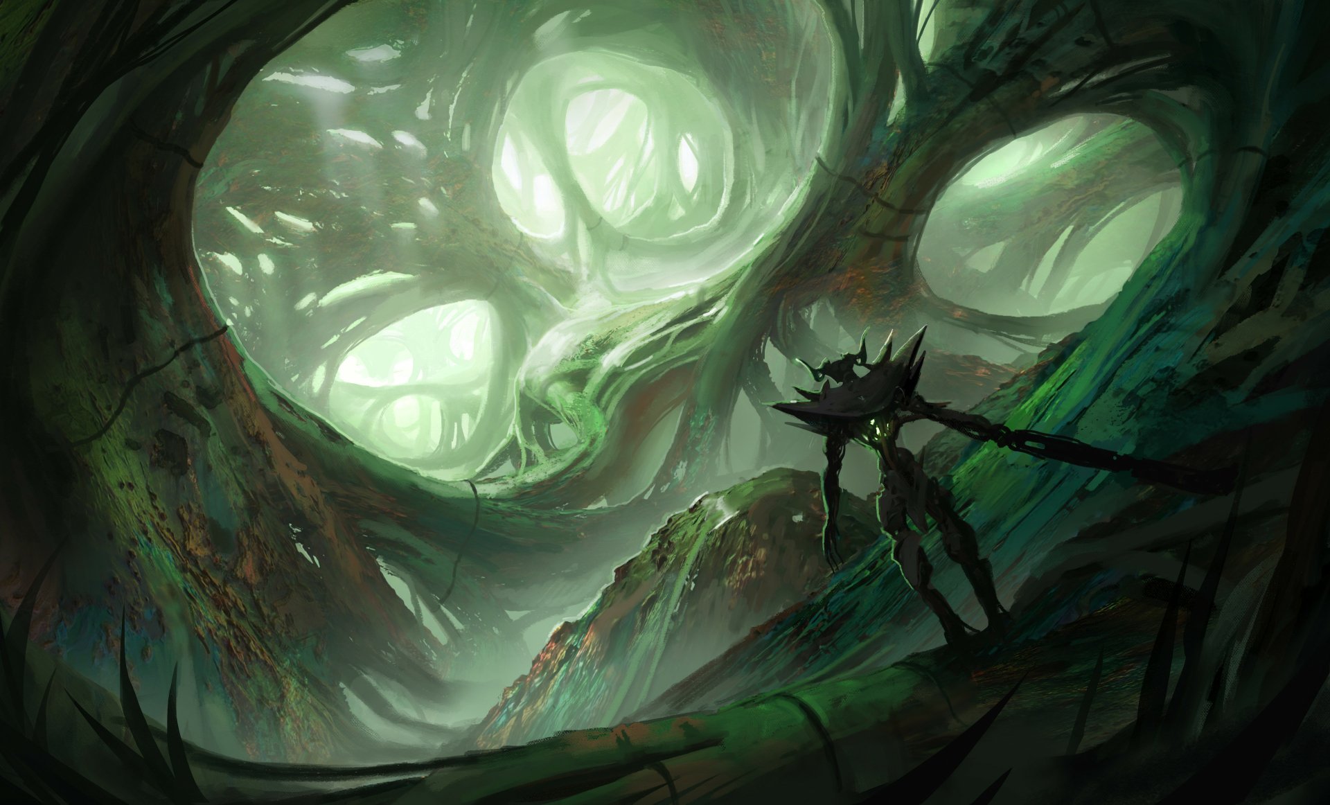 Download Man Made Magic: The Gathering 4k Ultra HD Wallpaper by Leon Tukker