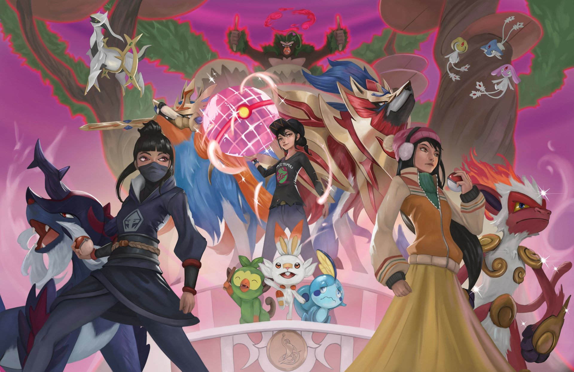 Epic Pokémon Battle Royale | 4K Ultra HD Video Game Wallpaper by Jered ...