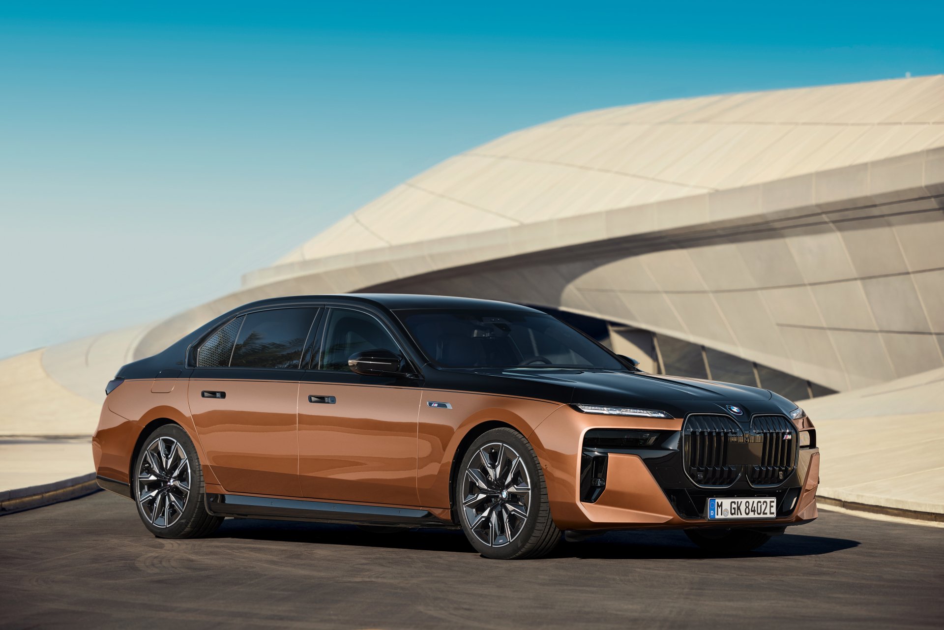 Download Vehicle BMW I7 XDrive60 4k Ultra HD Wallpaper