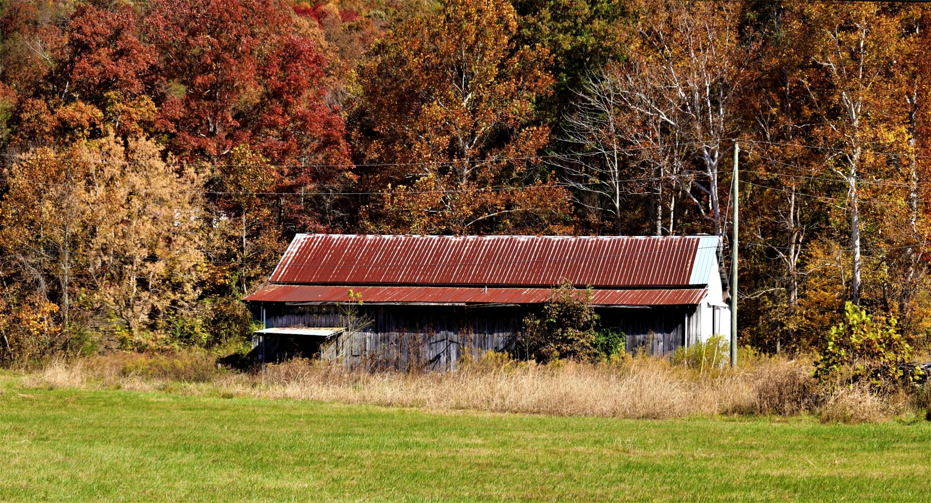 4K Fall Barn Bliss: Vibrant Autumn Photography