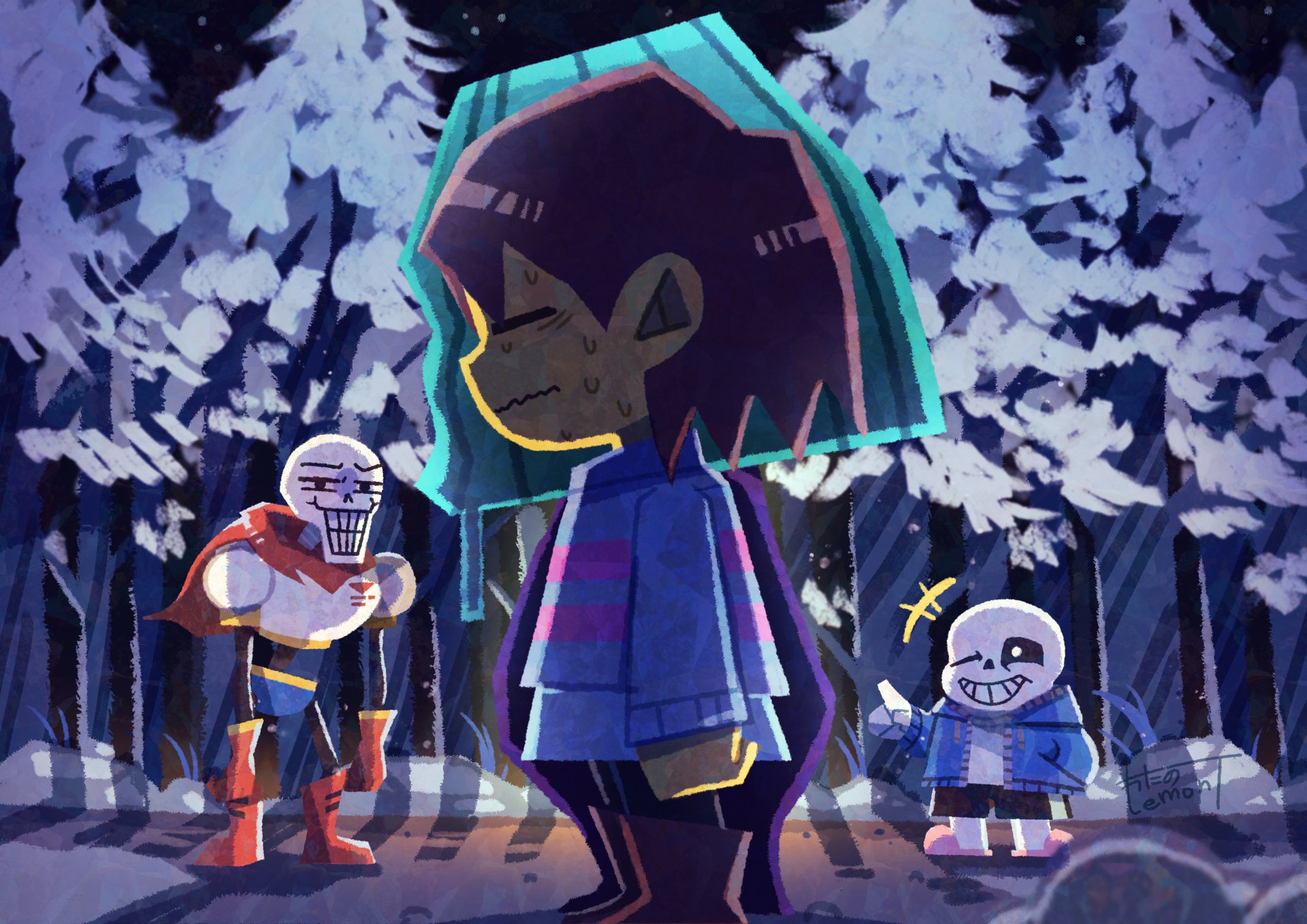 Undertale Heroes in 4K Ultra HD – Papyrus, Sans, and Frisk Adventure ...