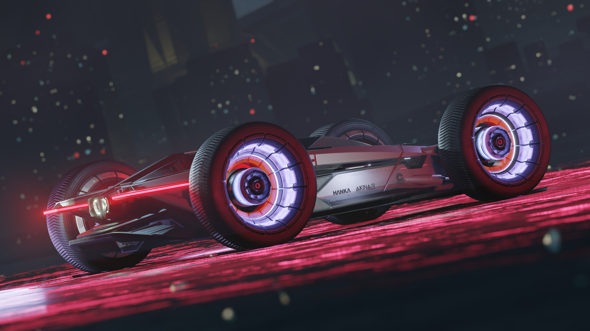 Download Futuristic Racer HD Wallpaper for Free by Kingsley Walker