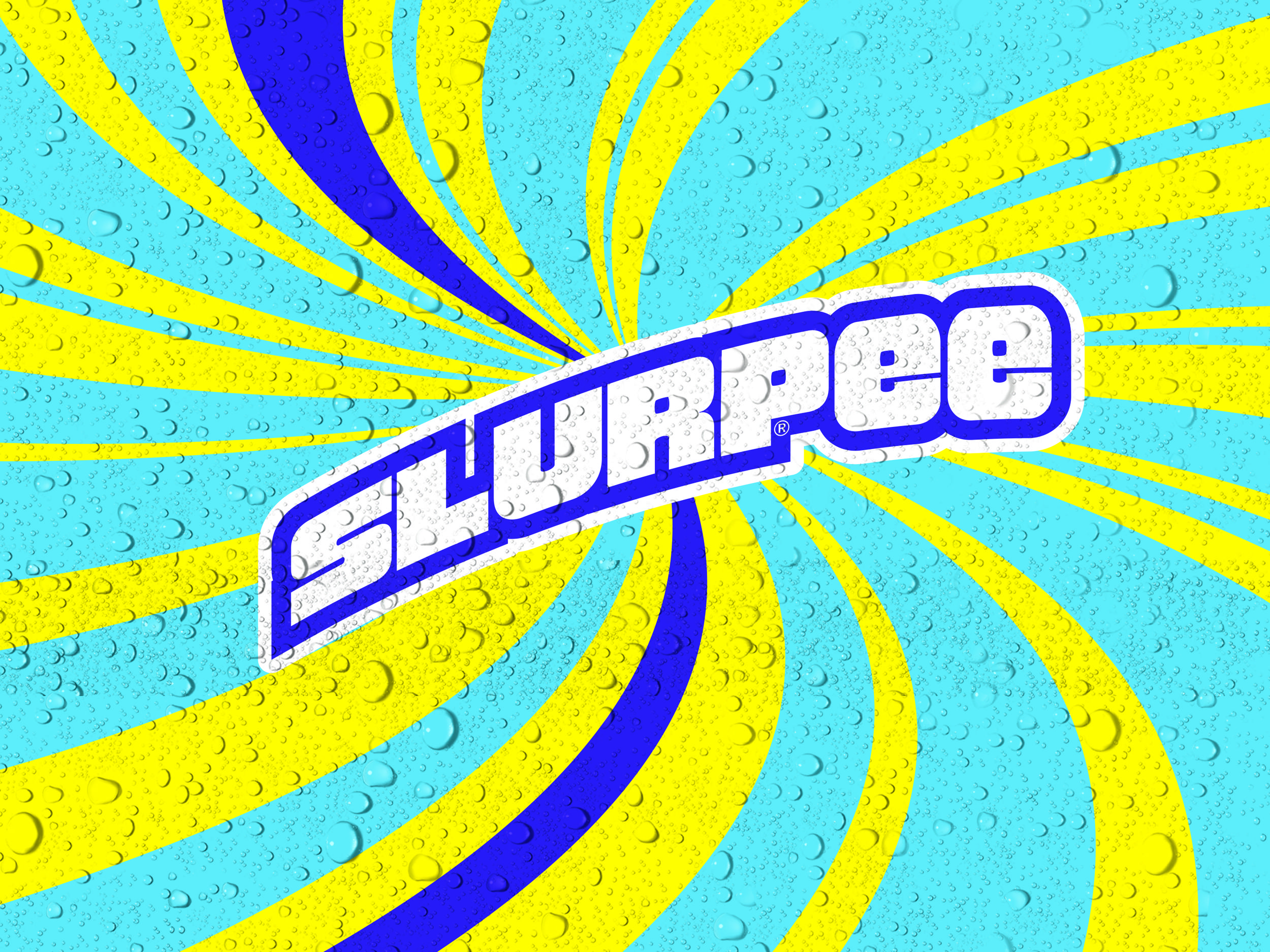 Icy Blue Slushie HD Desktop Wallpaper