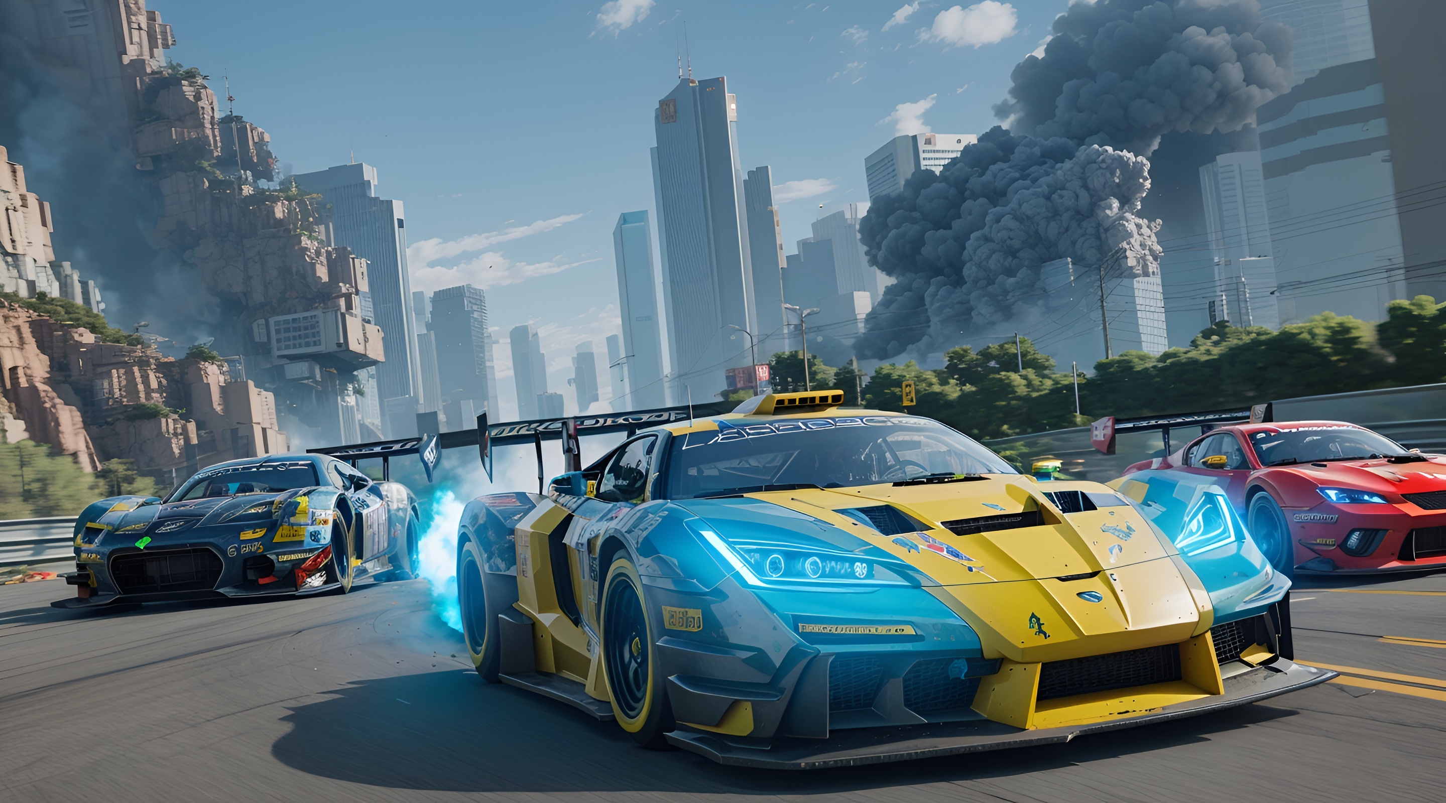 Download Fun Racing Video Game Car Vehicle HD Wallpaper by The Watcher