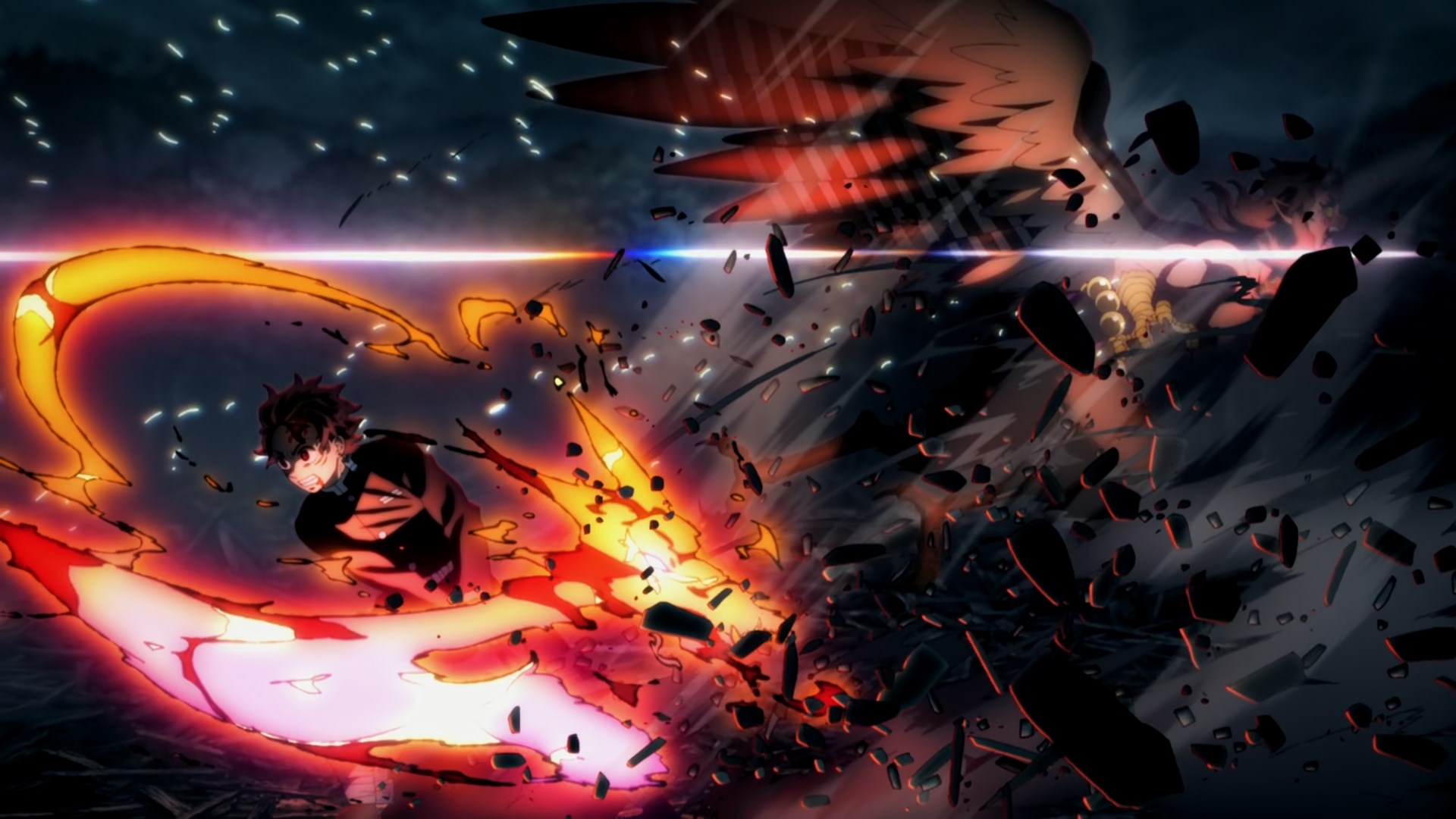Demon Slayer HD Wallpaper: Epic Anime Battle Scene