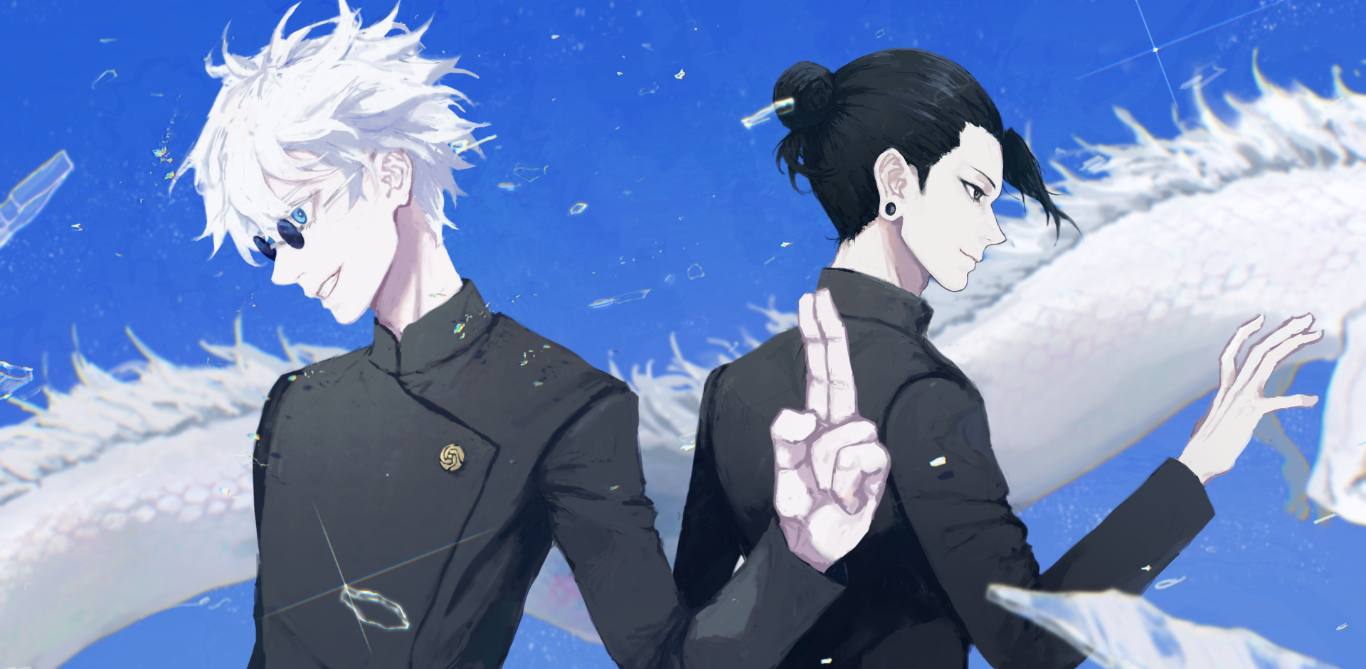 Download Suguru Geto Satoru Gojo Anime Jujutsu Kaisen Gojo & Geto HD ...