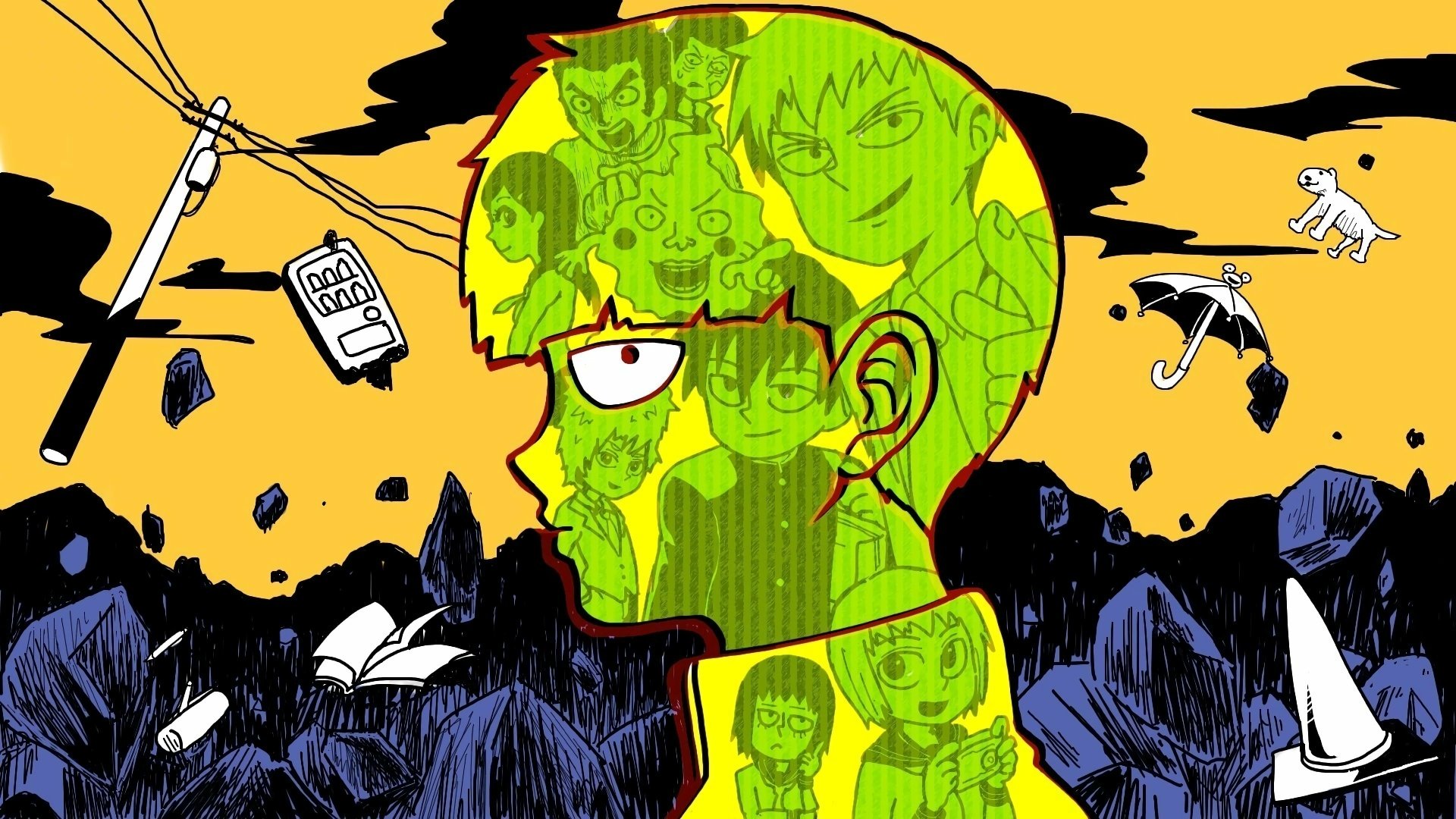 Download Anime Mob Psycho 100 4k Ultra HD Wallpaper