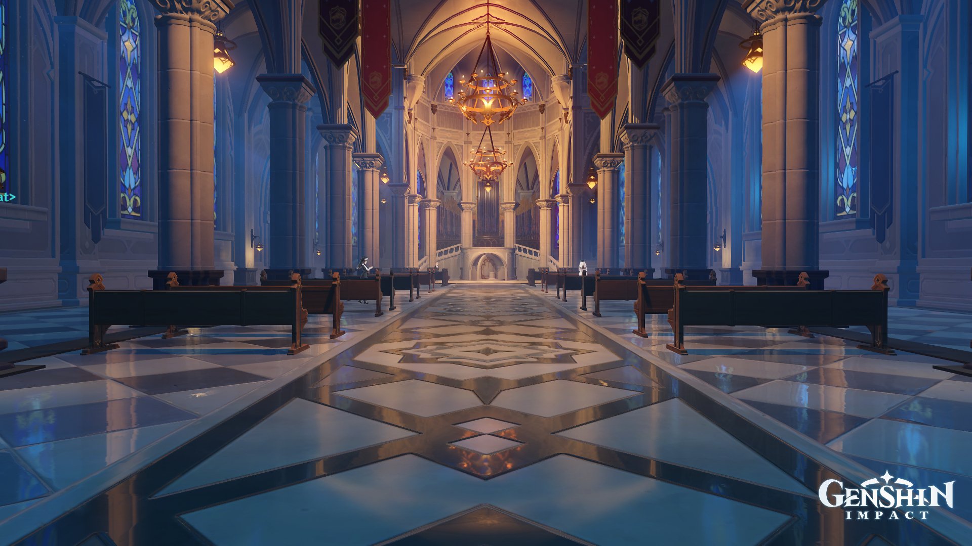 Mondstadt Cathedral: Stunning HD Wallpaper from Genshin Impact’s Iconic ...