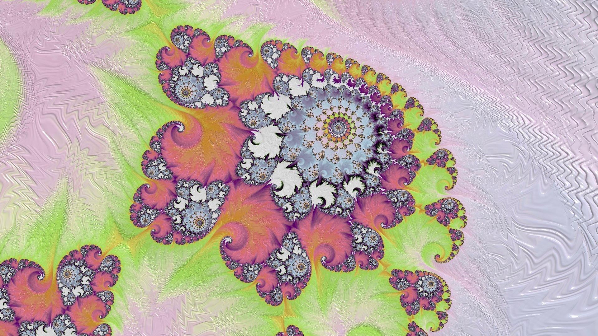 8k Trippy Psychedelic Fractal Wallpaper by Dr-Pen