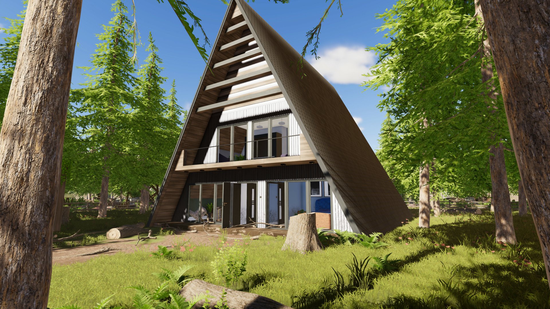 House Flipper 2 A-Frame House Renovation HD Wallpaper