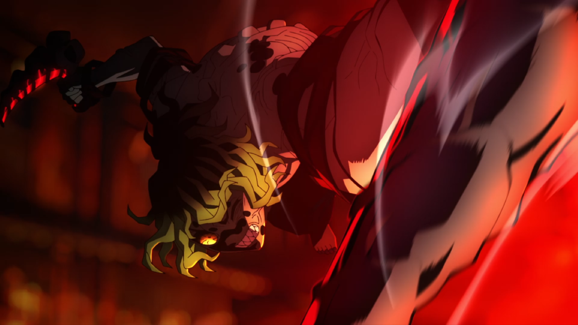 Gyutaro Unleashed: Stunning HD Demon Slayer Wallpaper