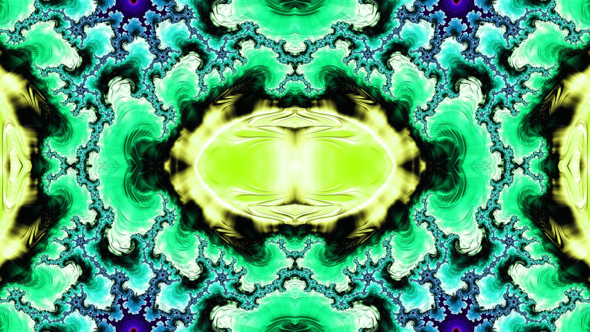 Trippy Psychedelic Fractal Wallpaper by Dr-Pen