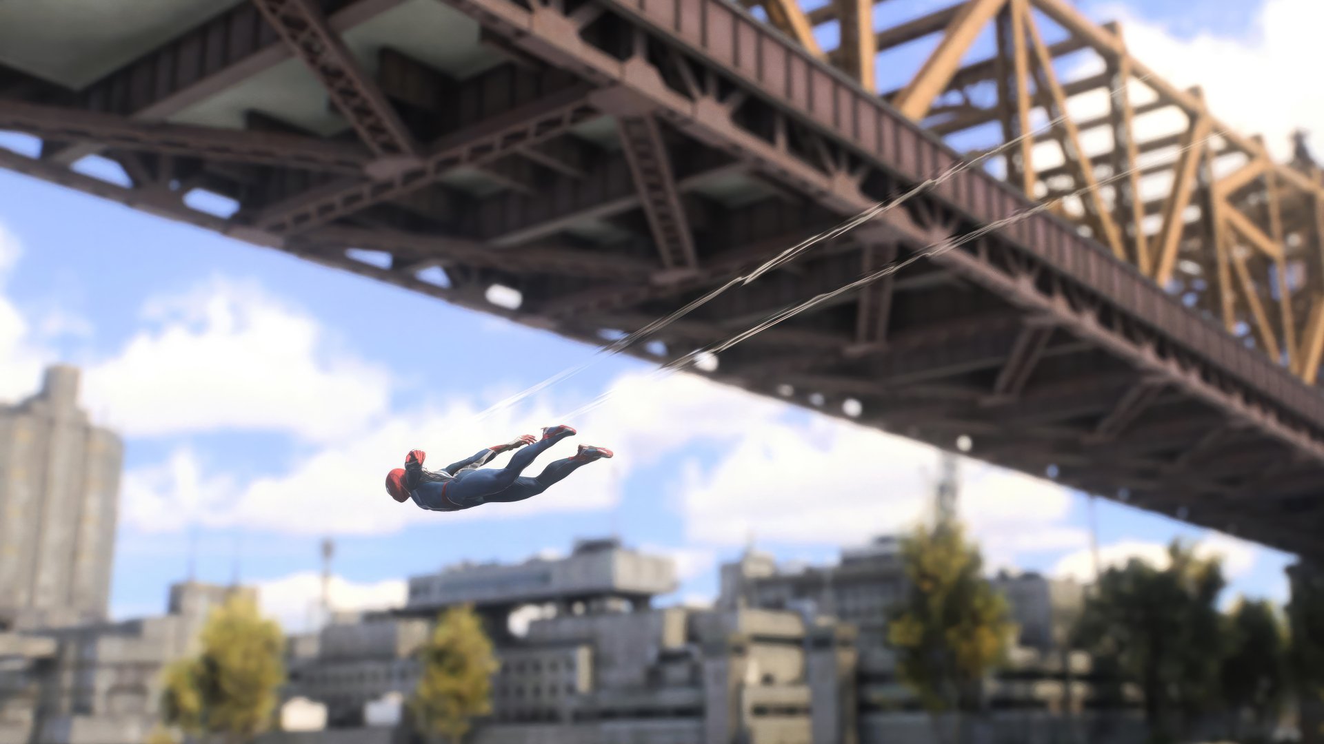 Marvel's Spider-Man 2 HD Swing Action Wallpaper
